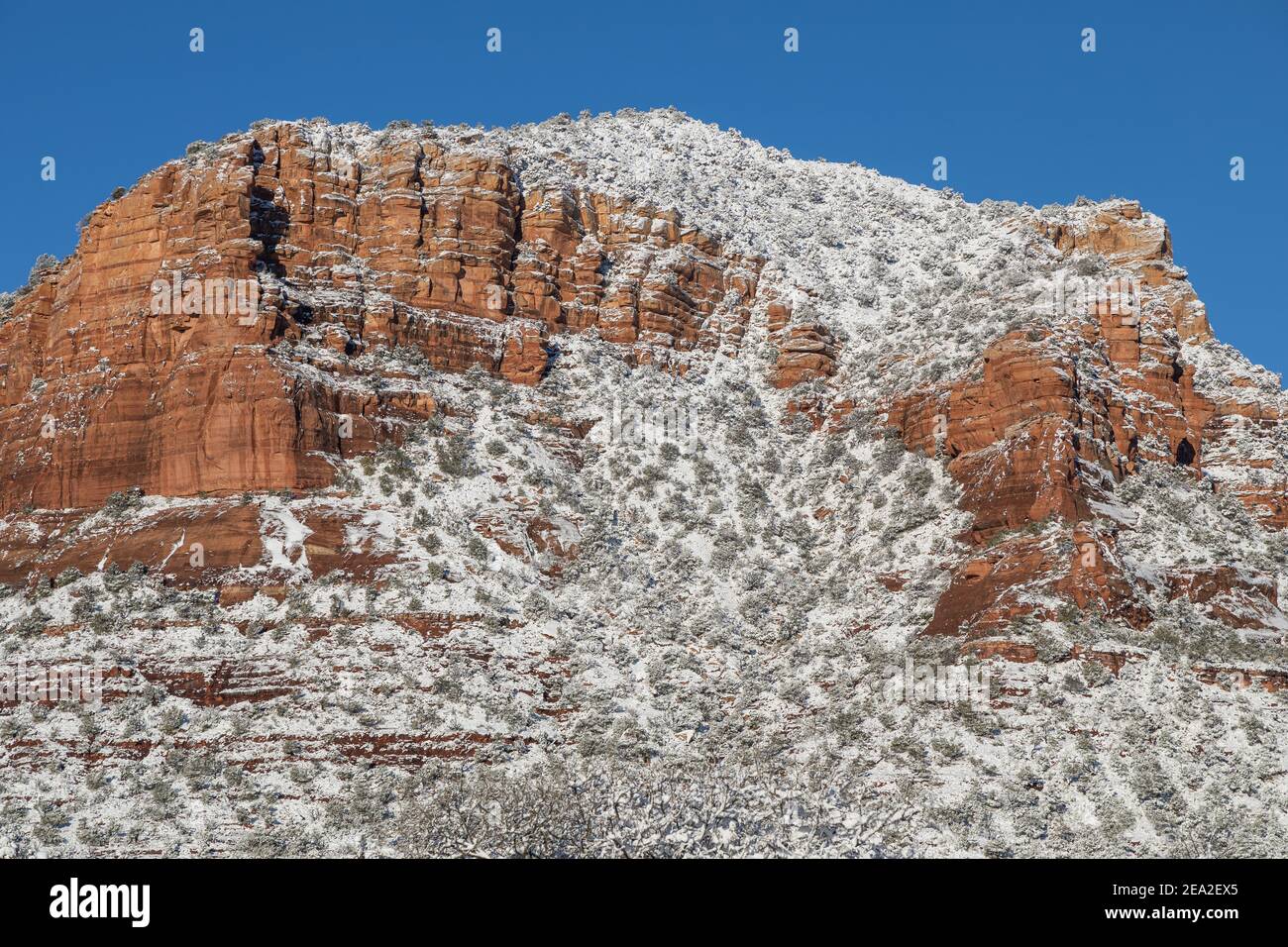 Scenic Winter Landscape in Sedona Arizona Stock Photo - Alamy