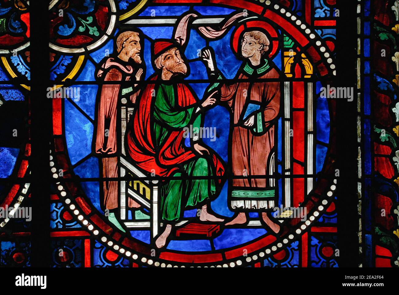 Stained Glass Mediaeval High Resolution Stock Photography and Images ...