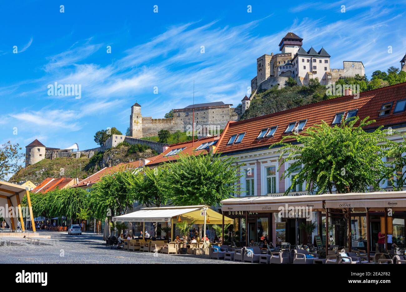 Trencin Castle Tourist Attraction High Resolution Stock Photography and ...