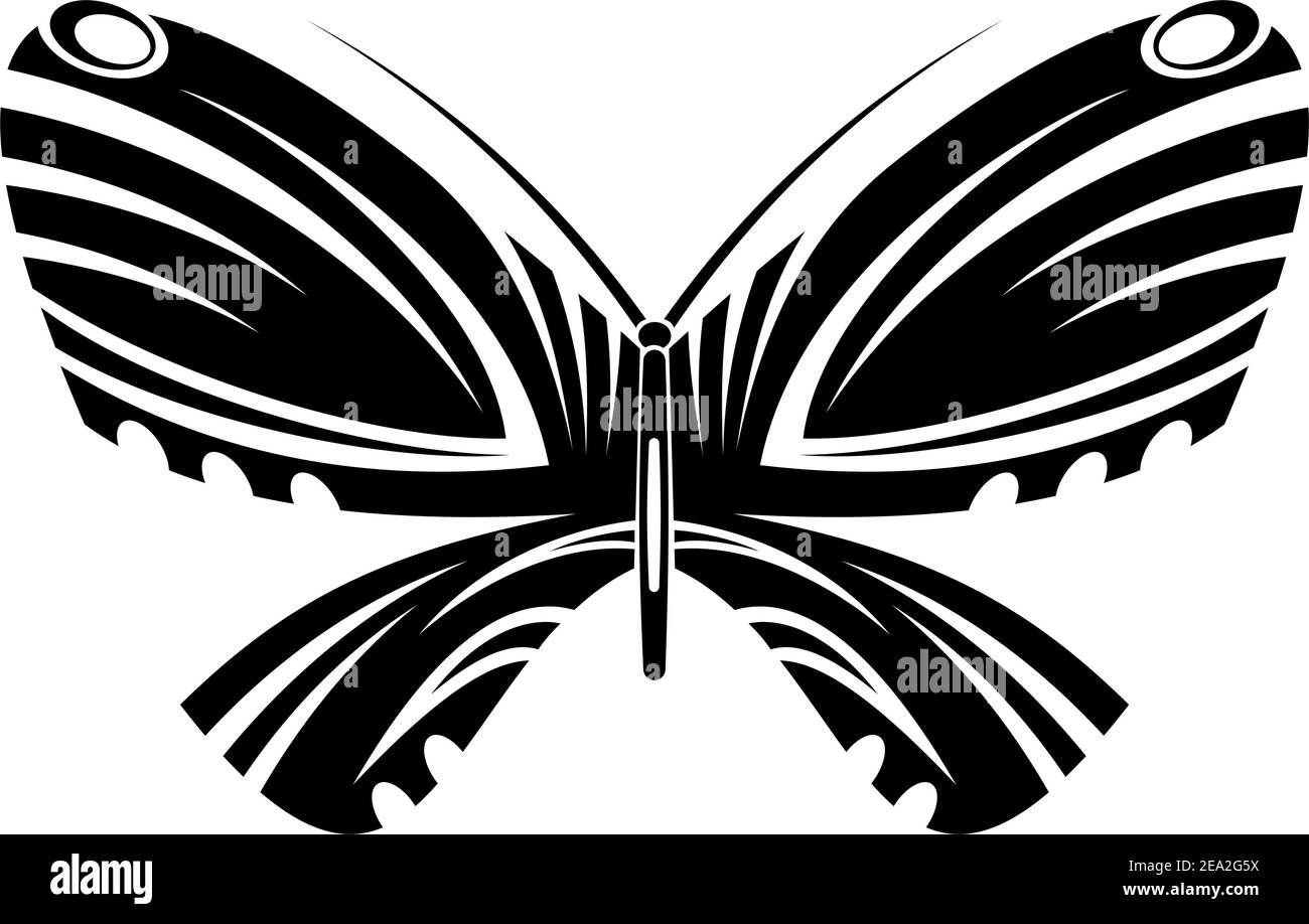 Tribal Butterfly Wallpaper