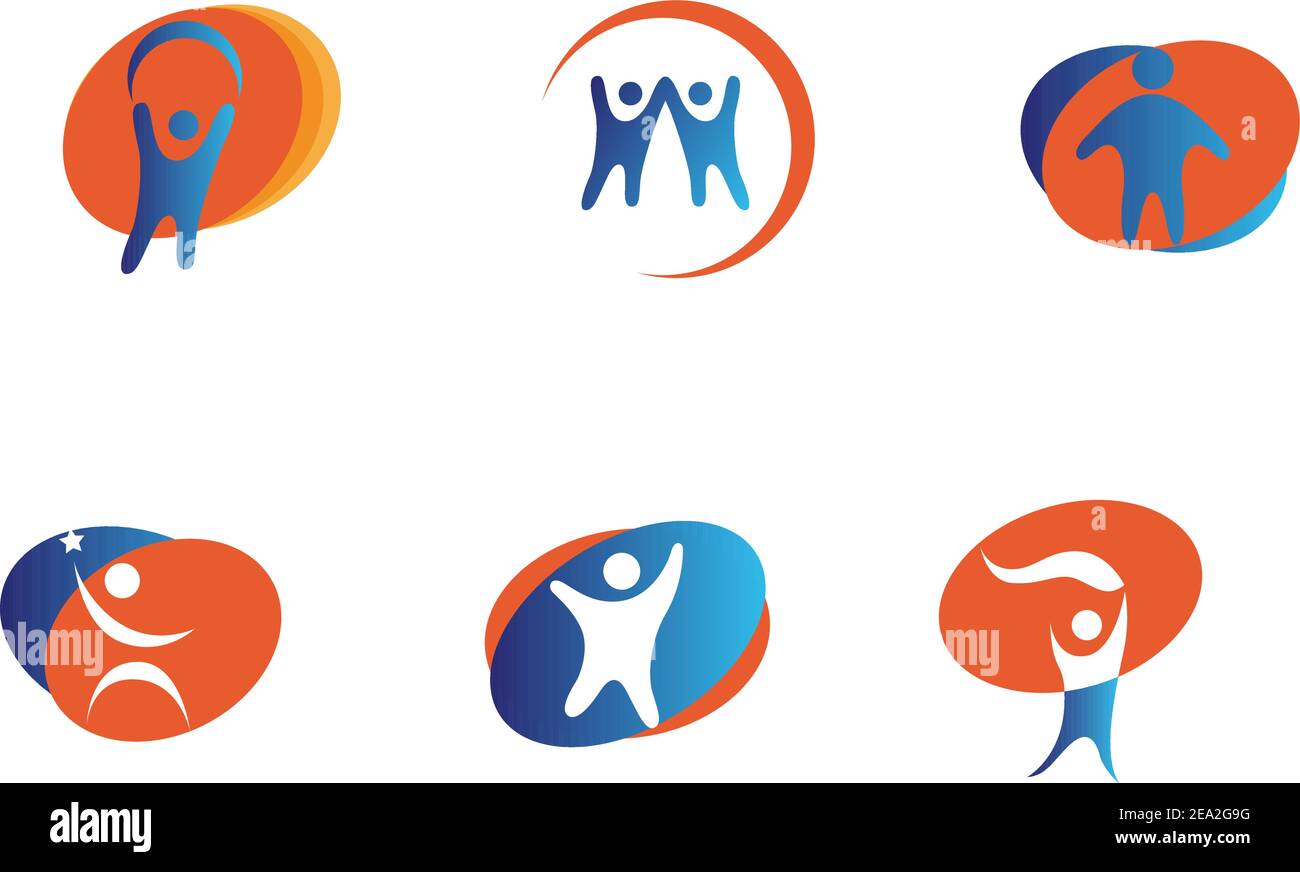 Isolated people signs and symbols for design Stock Vector Image & Art ...