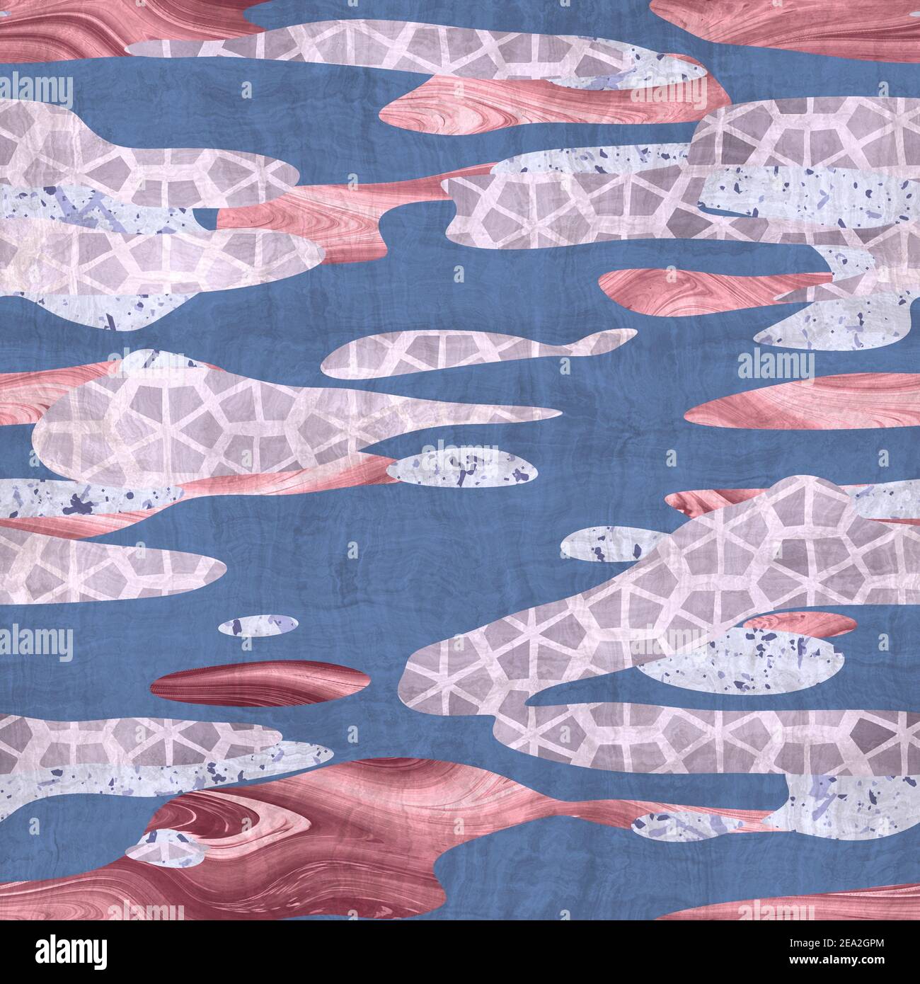 Seamless collage in camo shapes vivid montage Stock Photo - Alamy