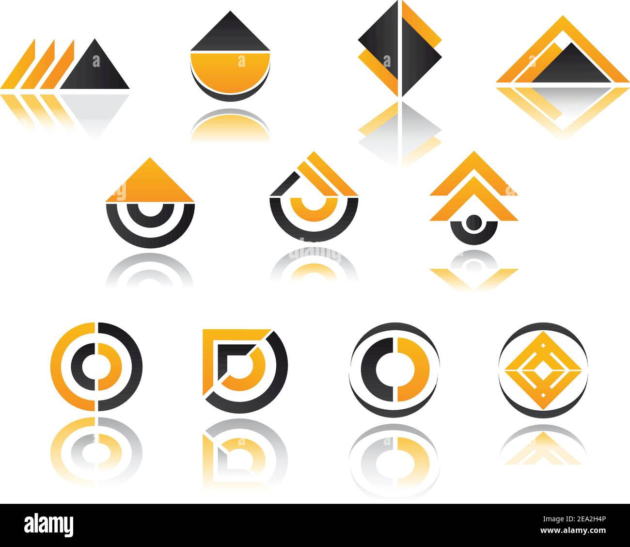 Set of color symbols isolated on white Stock Vector Image & Art - Alamy