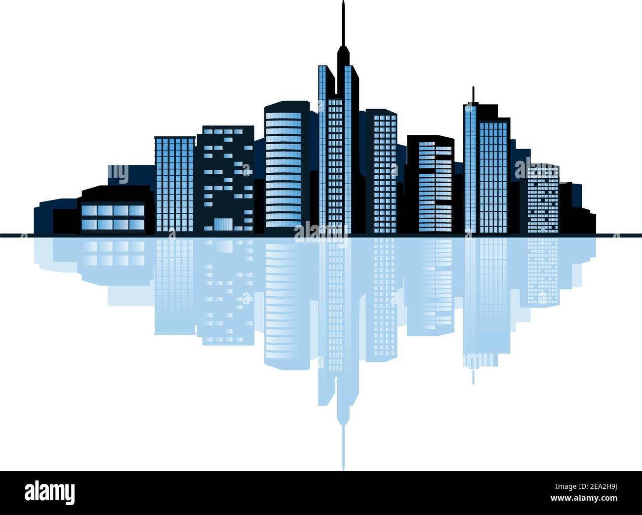 Modern london office development Stock Vector Images - Alamy