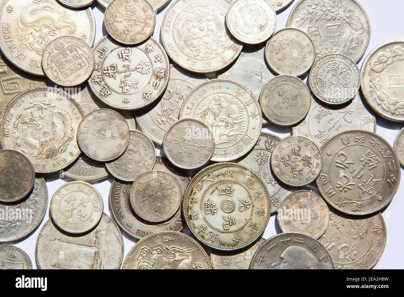 Huge pile of the China coins Stock Photo - Alamy