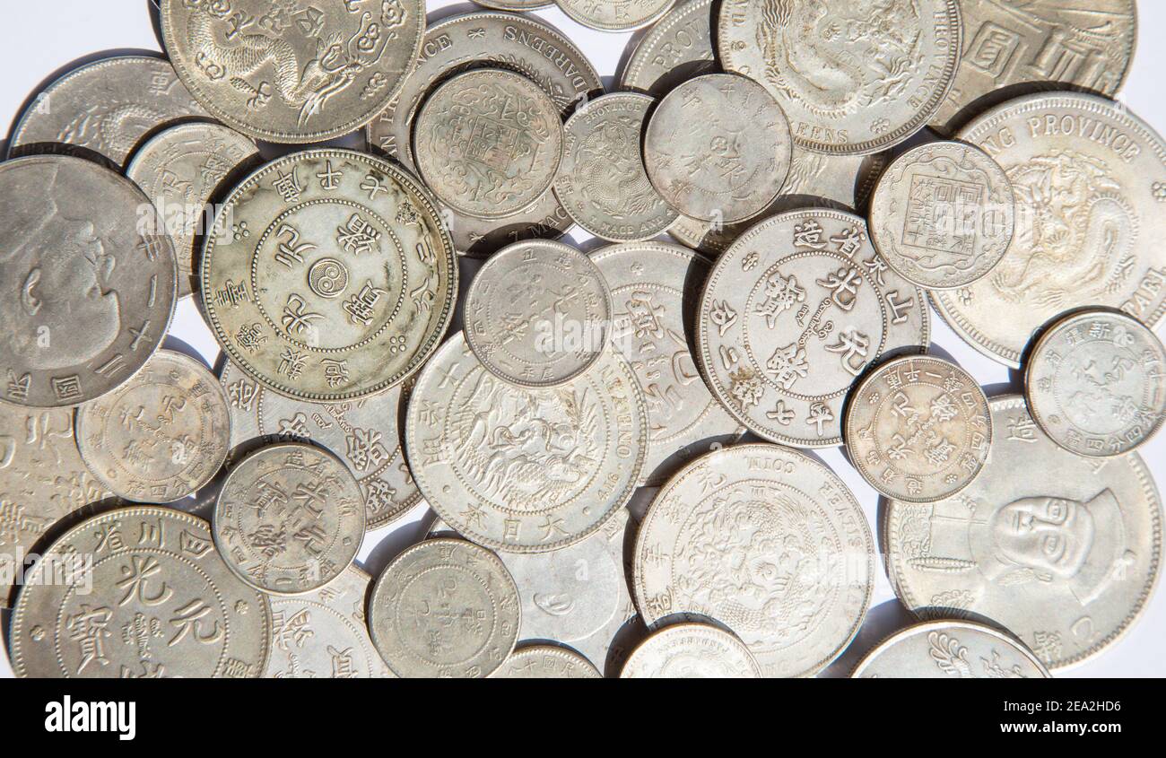 Huge pile of the China coins Stock Photo - Alamy