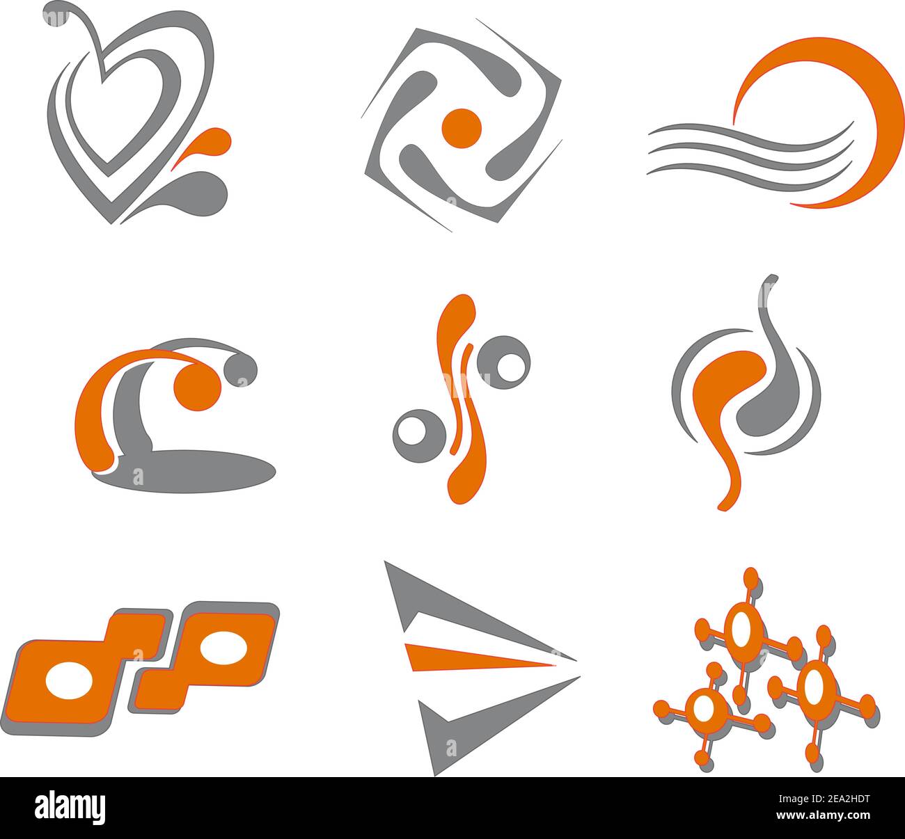 Set of different abstract symbols for design Stock Vector Image & Art ...