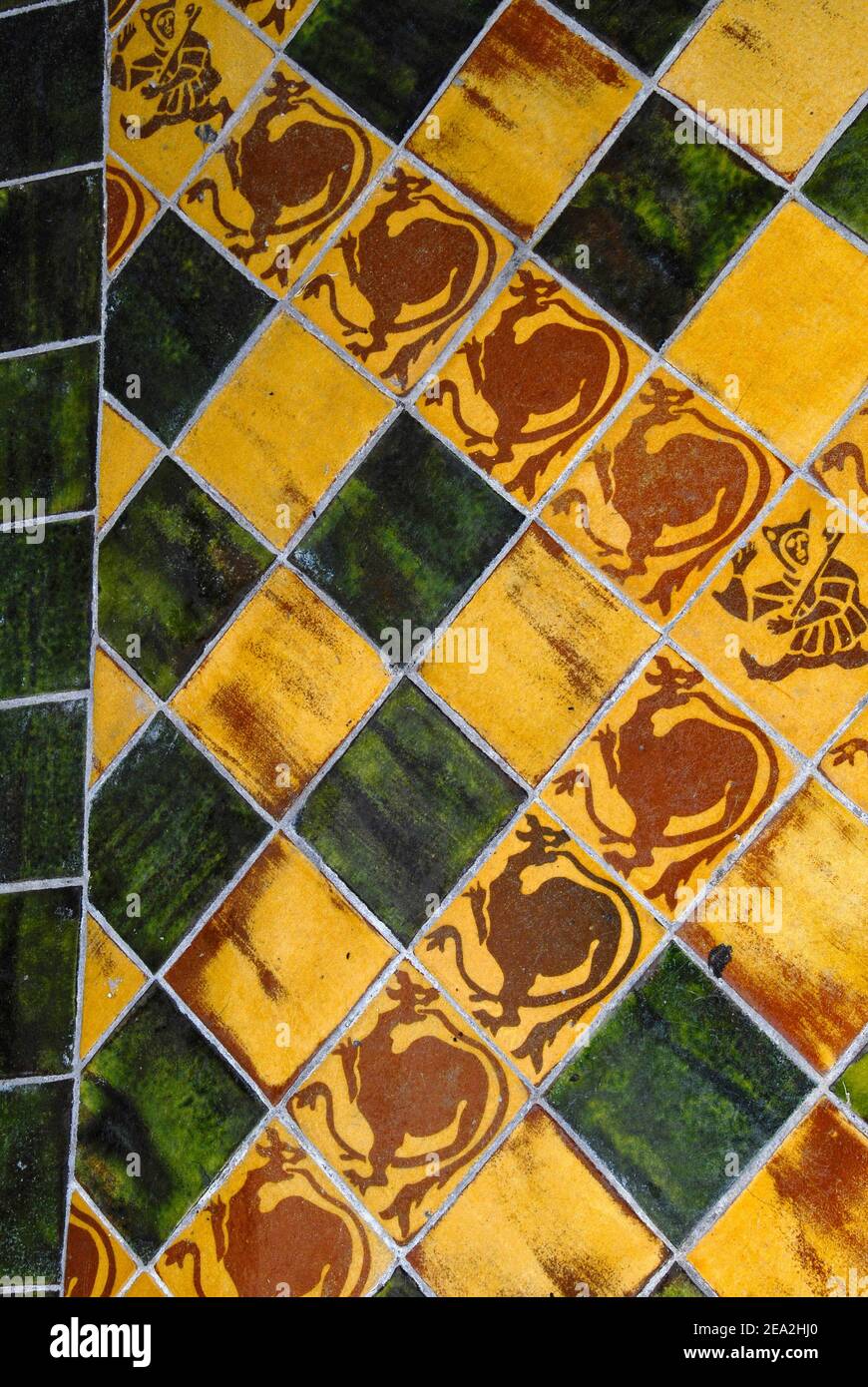 Modern encaustic tiles hi-res stock photography and images - Alamy