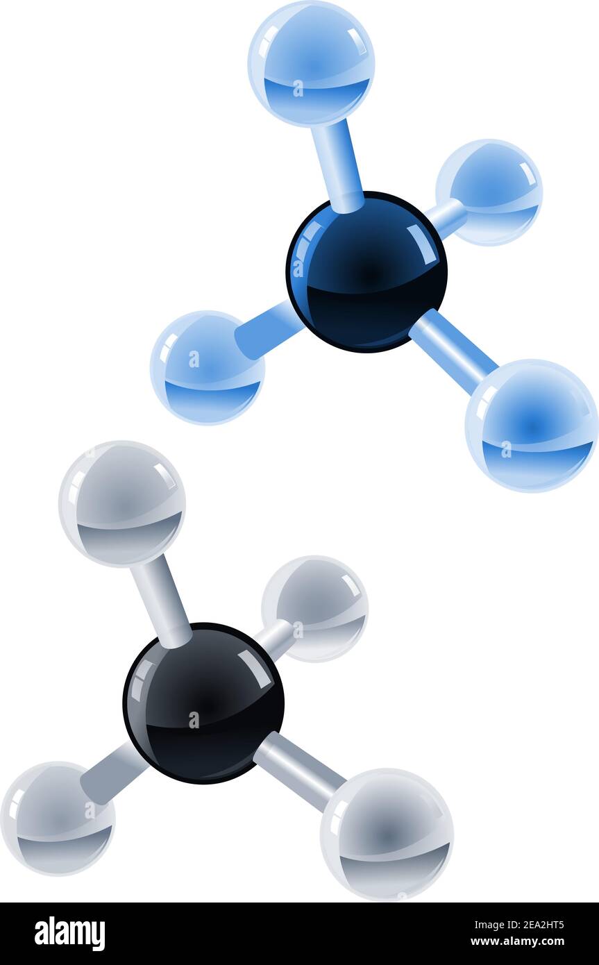 Molecule design in two colors for science concept Stock Vector Image ...