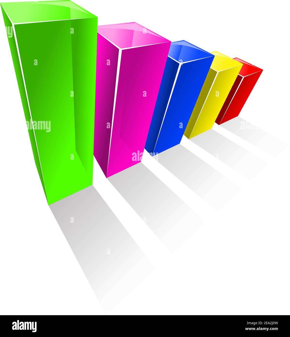 Glossy growth graph for design and business concept Stock Vector Image ...