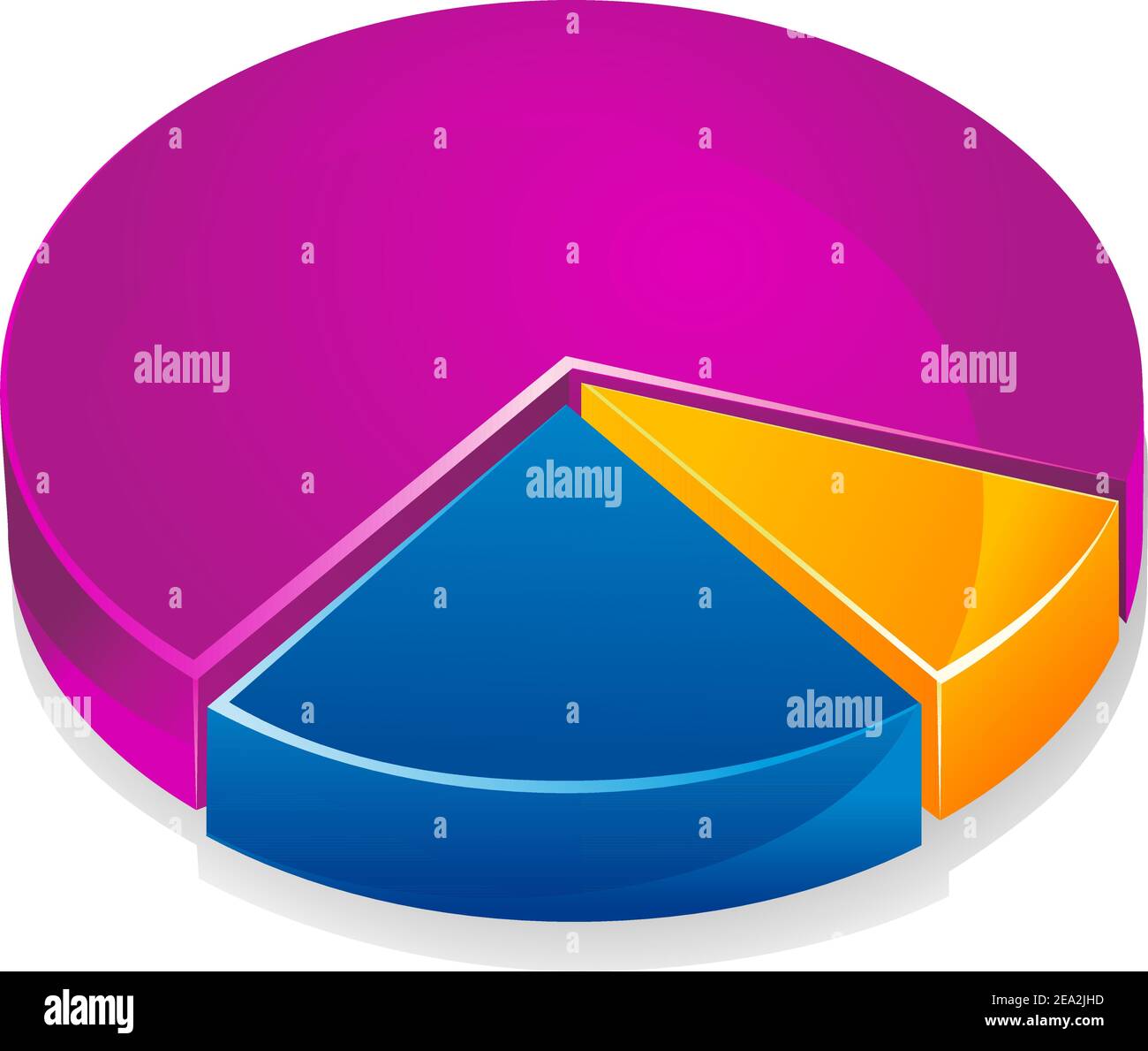 Color graph for design and business concept Stock Vector Image & Art ...