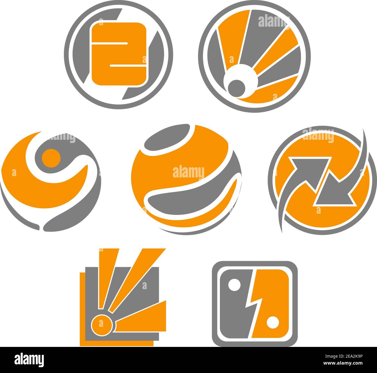 Set of different abstract symbols for design Stock Vector Image & Art - Alamy