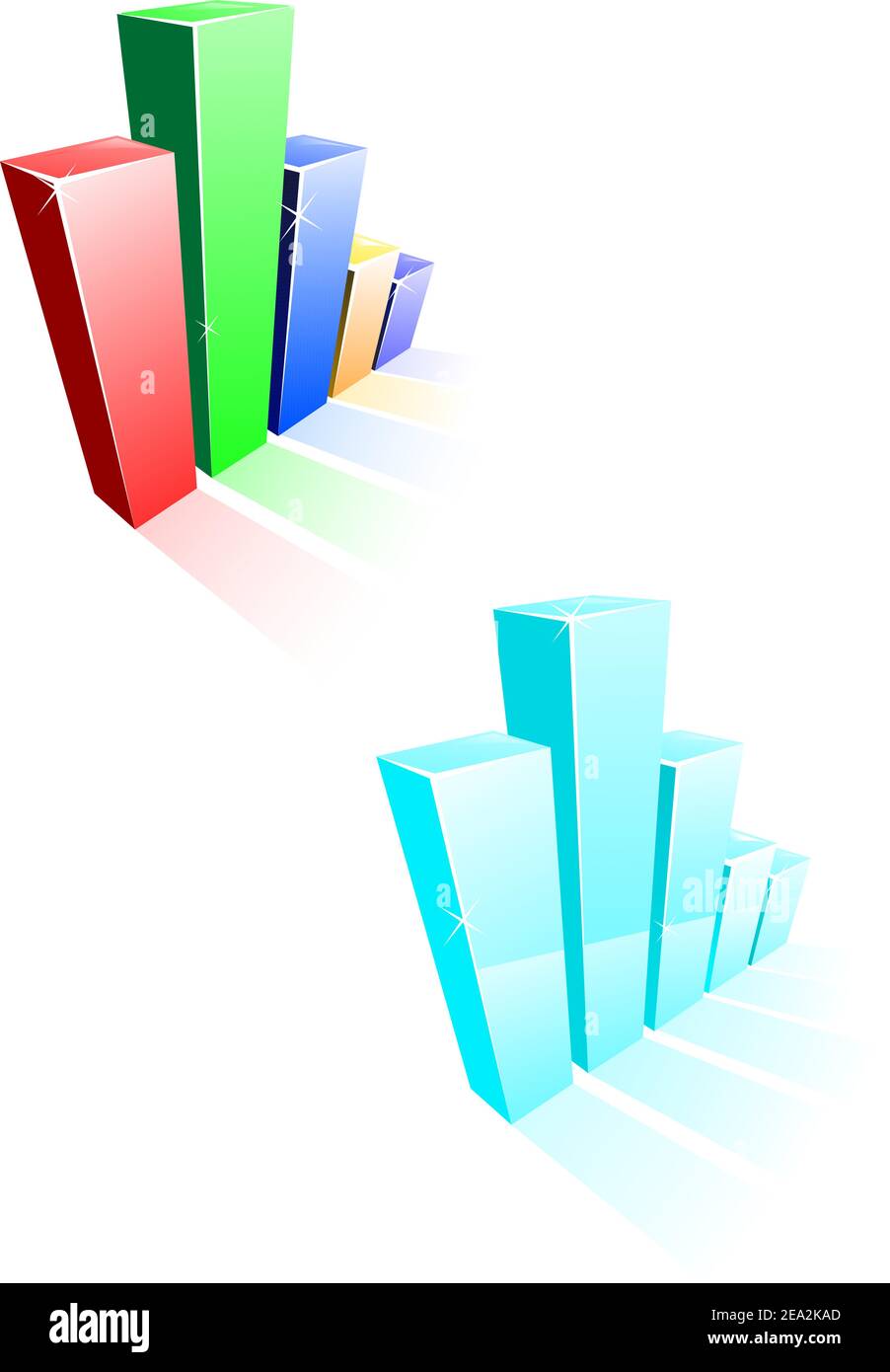 Glossy graph for design and business concept Stock Vector Image & Art ...