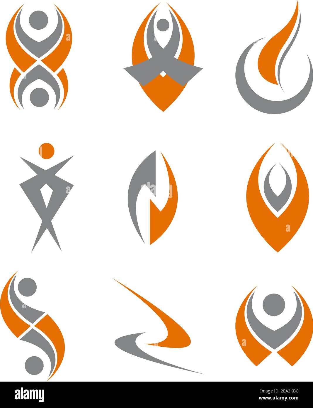 Set of different abstract symbols for design Stock Vector Image & Art ...