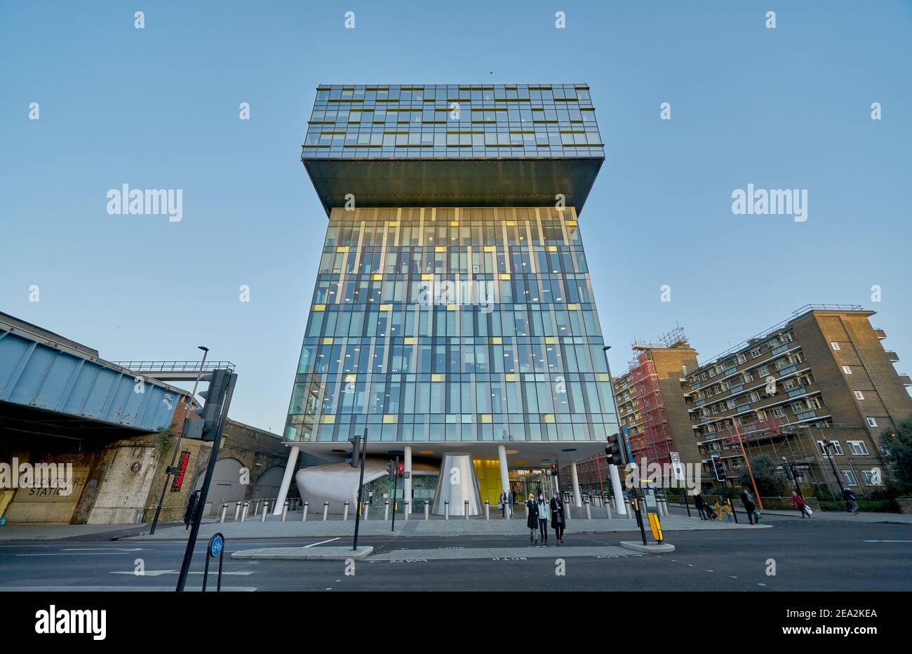 Palestra, 197 Blackfriars Rd, glass building in london Stock Photo - Alamy