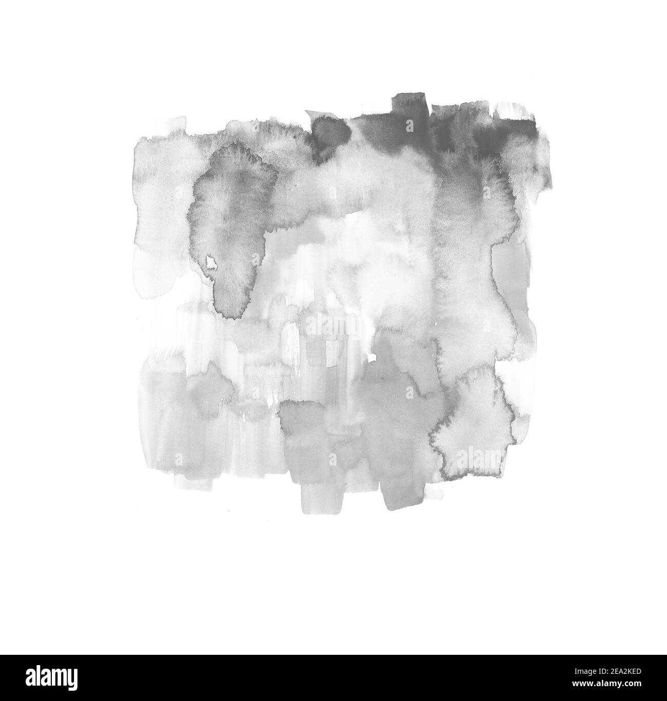 Abstract ink smear brush isolated on white backdrop Stock Photo - Alamy