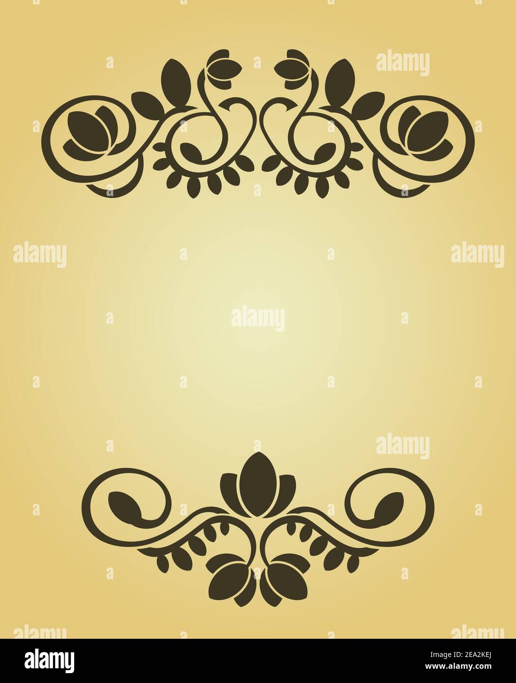 Vintage frame in victorian style for ornate and design Stock Vector ...