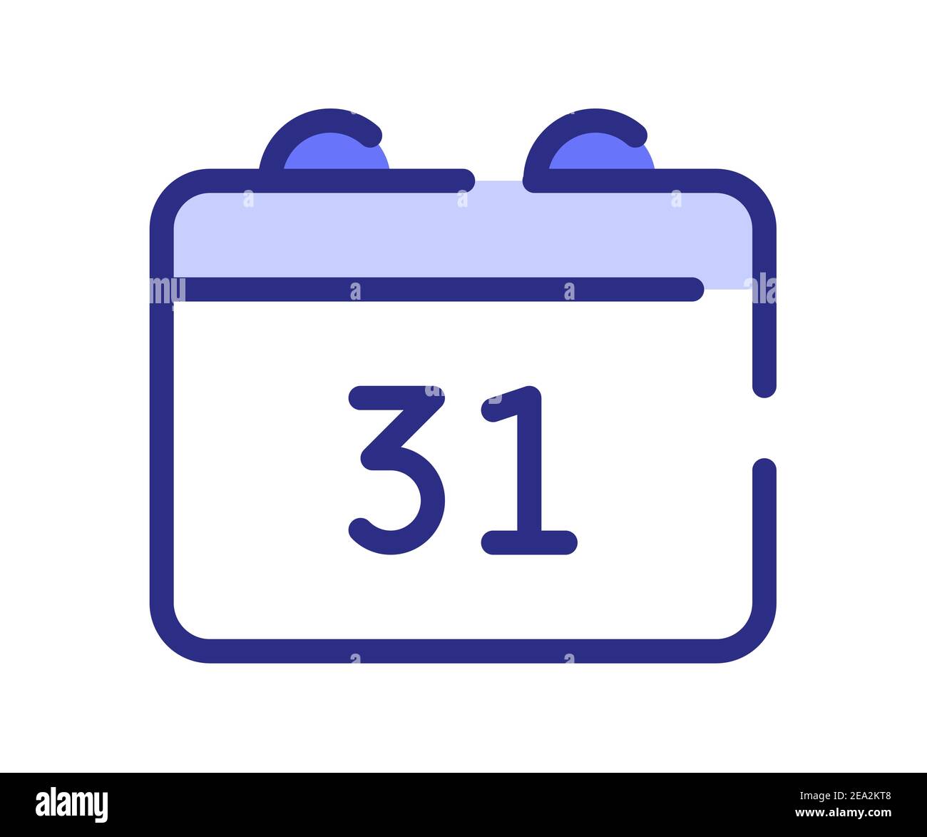 calendar date schedule single isolated icon with dashed line or dash ...