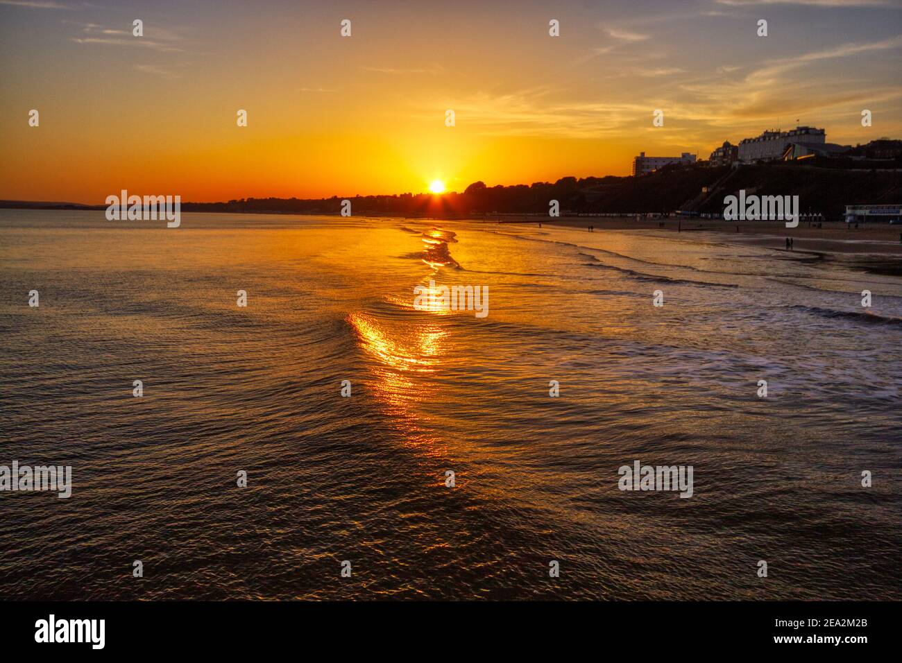 Sunshine Surf - Bournemouth, Dorset Stock Photo - Alamy