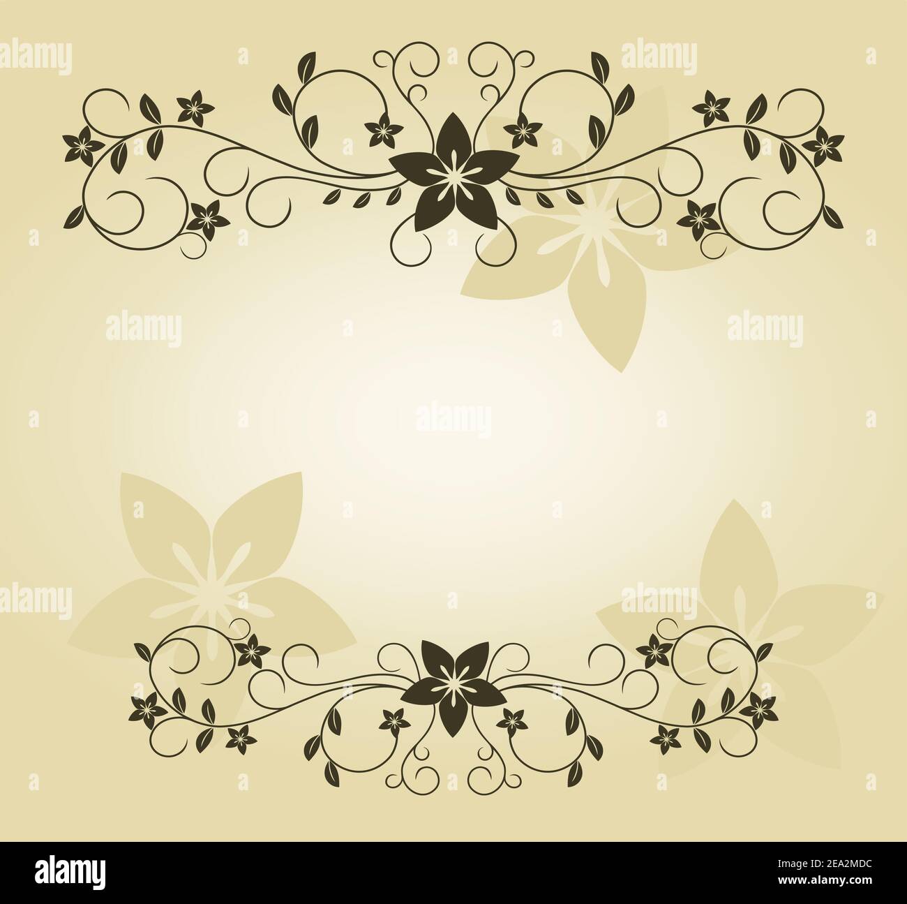 Vintage frame in victorian style for ornate and design Stock Vector ...