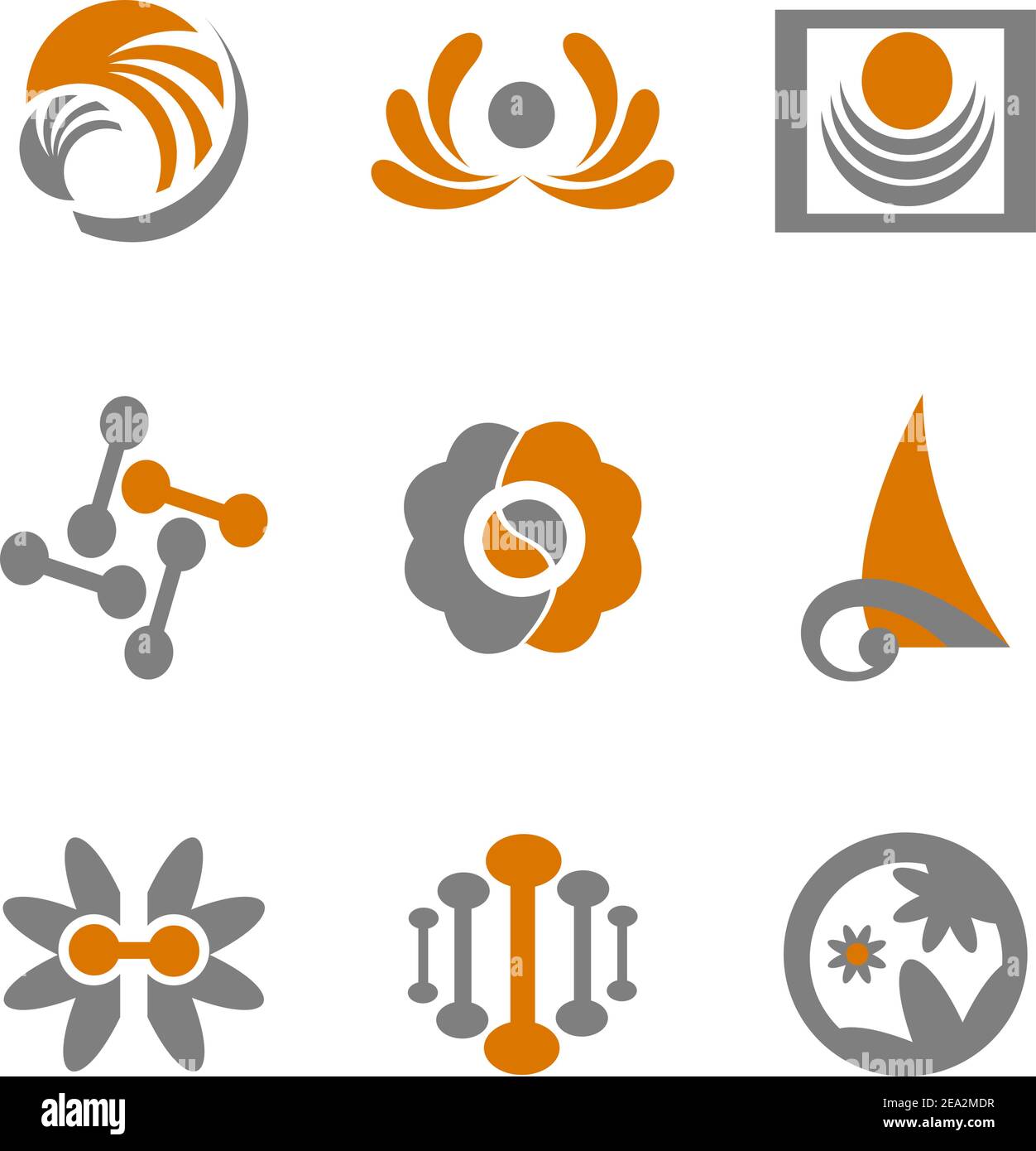 Set of different abstract symbols for design Stock Vector Image & Art ...