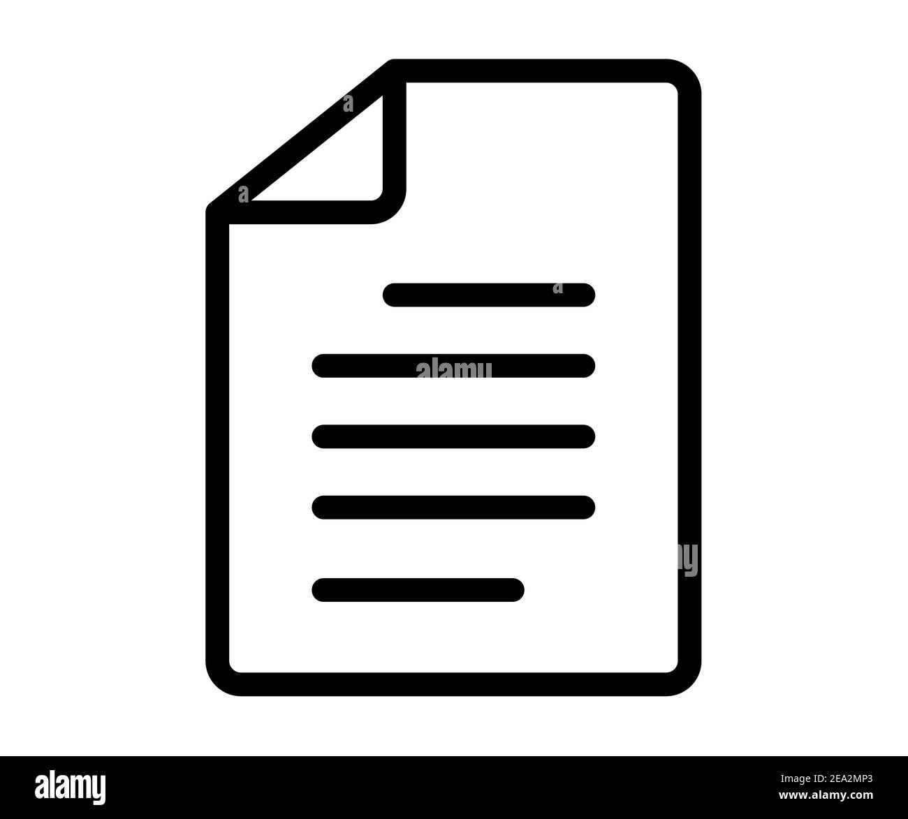 paper document file single isolated icon with outline line style vector design illustration ...