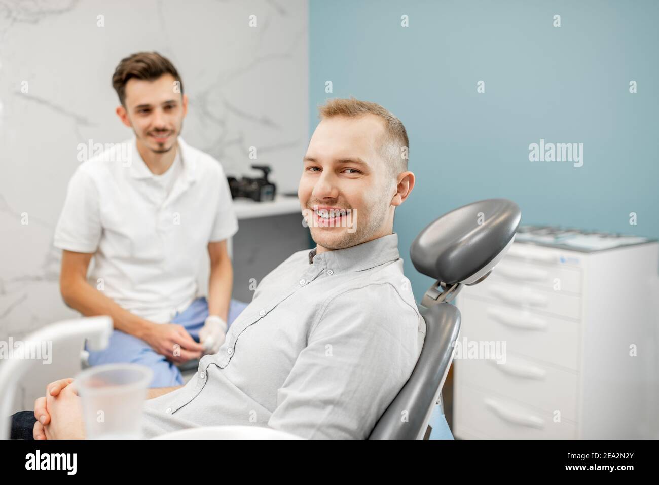 Adult wearing braces hi-res stock photography and images - Alamy