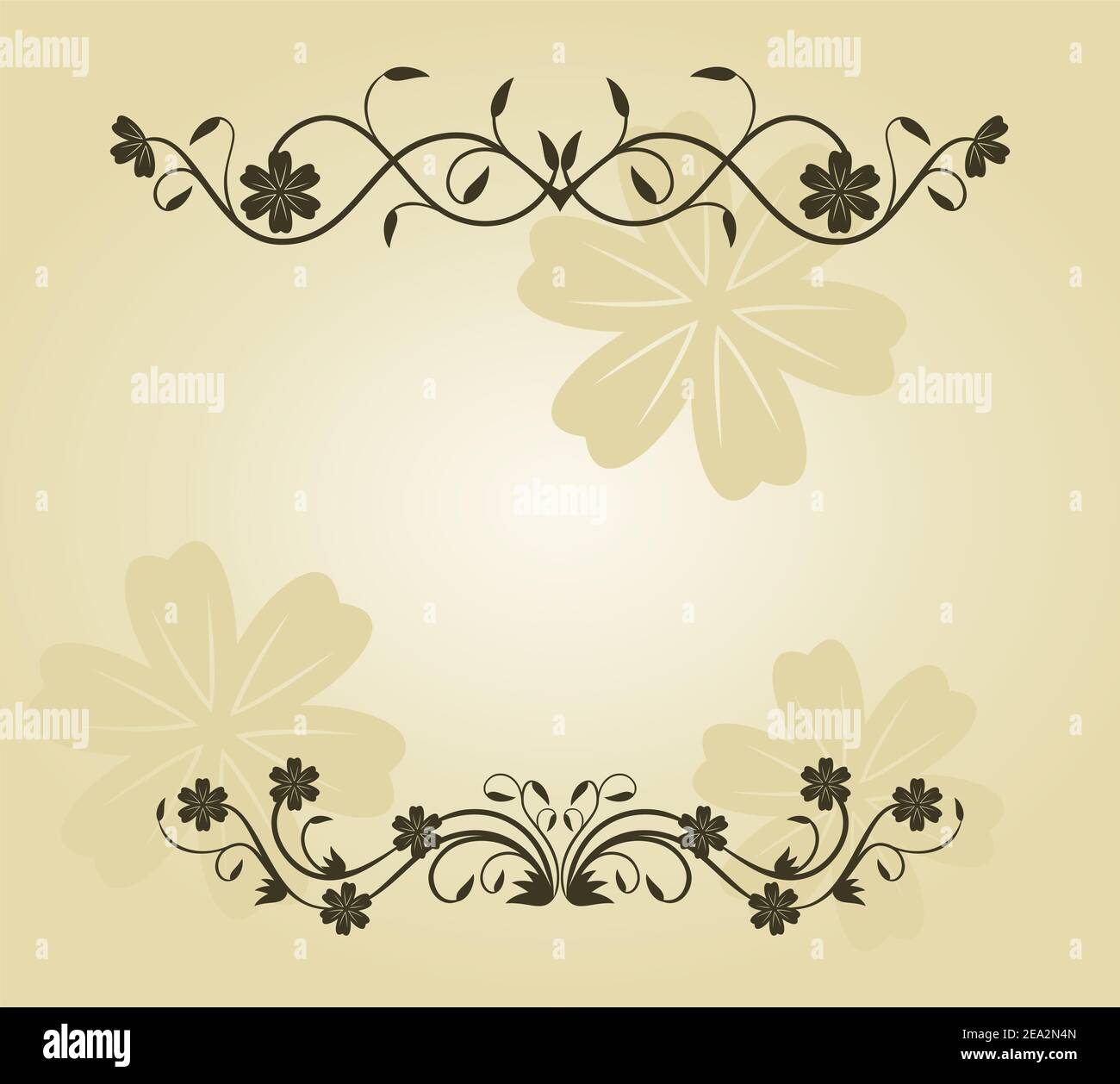 Vintage frame in victorian style for design as a background Stock ...