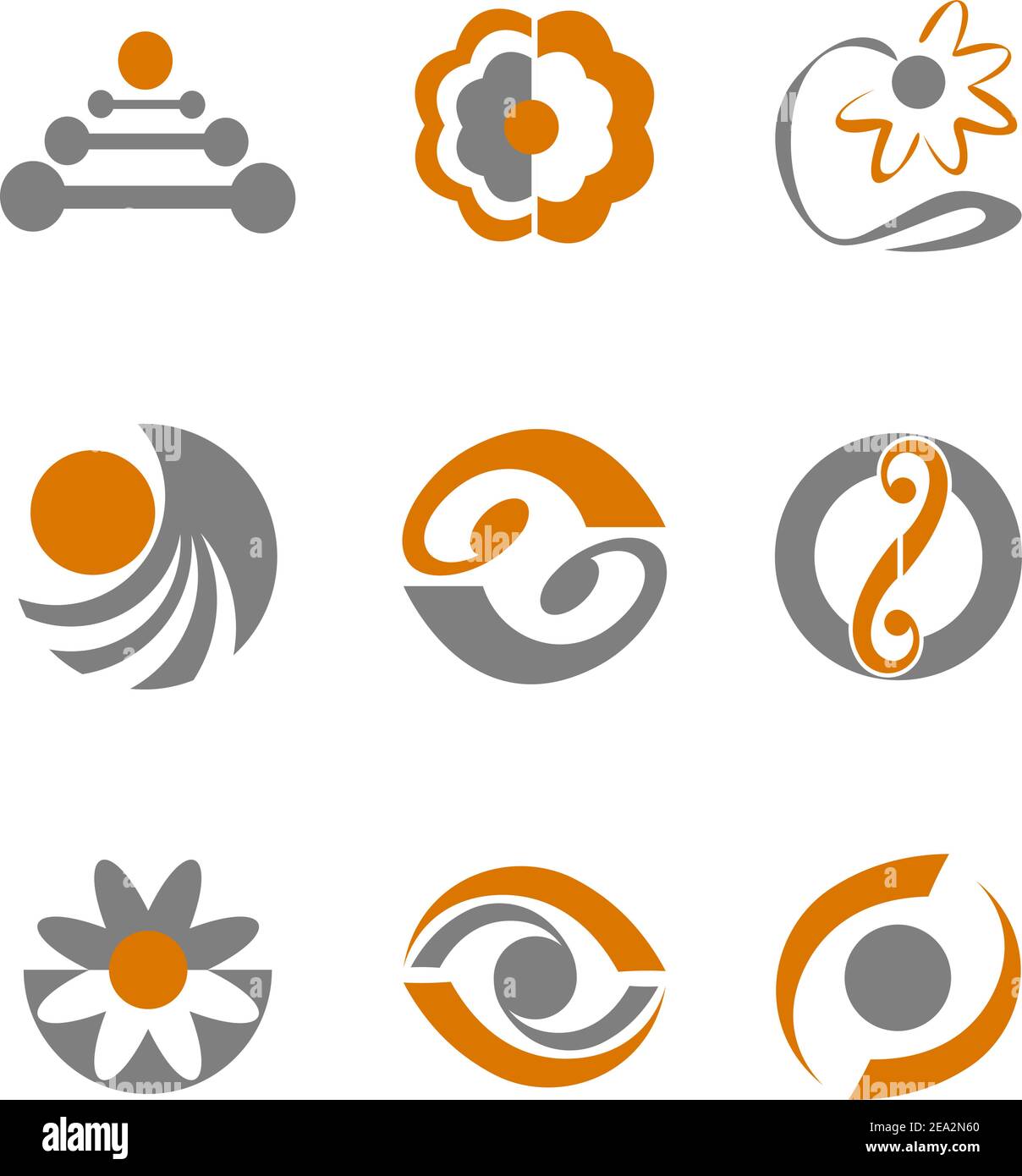 Set of different abstract symbols for design Stock Vector Image & Art ...