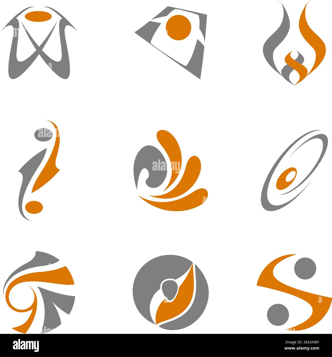 Two dimensional silhouette Stock Vector Images - Alamy