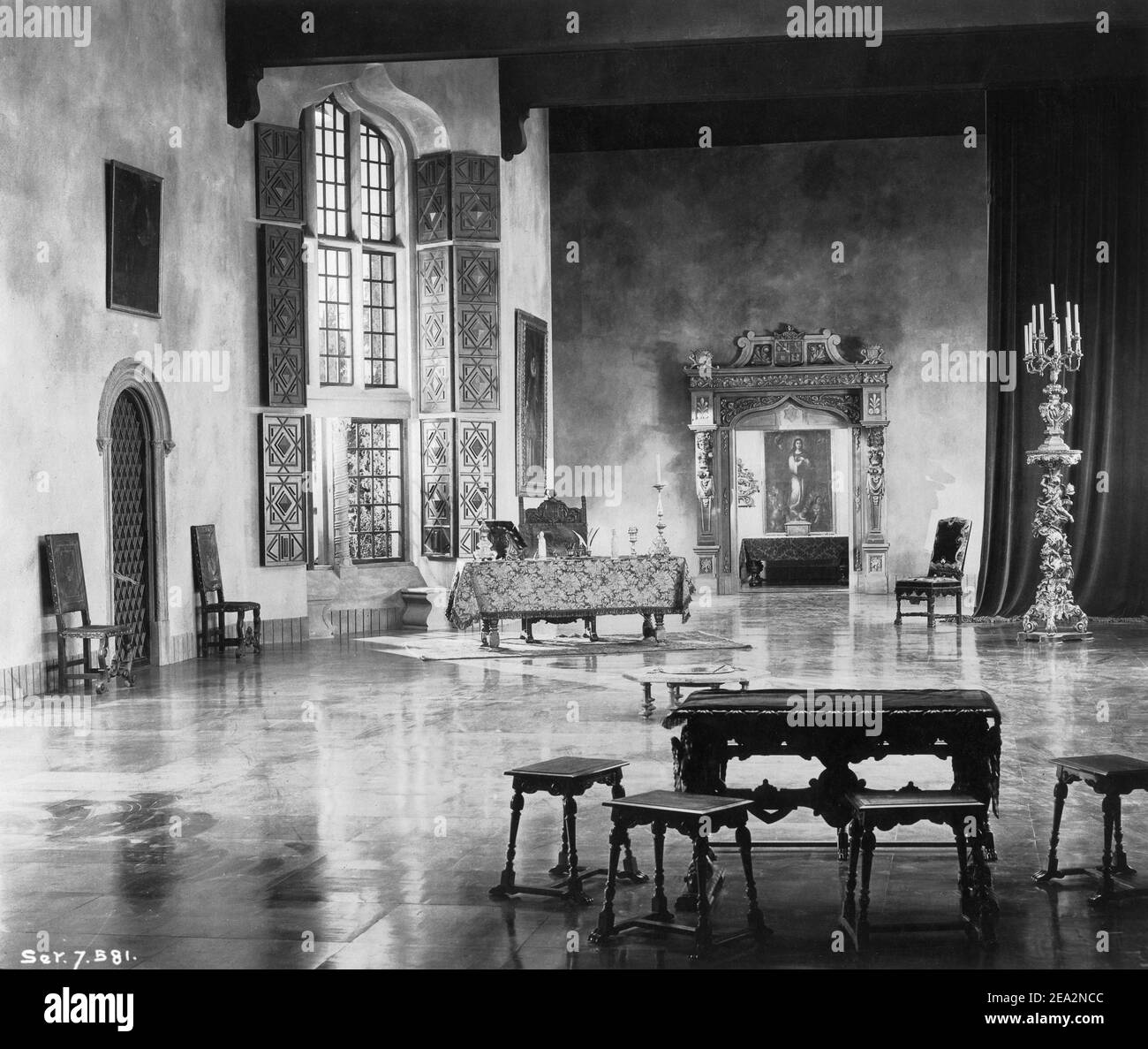 Set Reference Photo for the Set for the Main Room in the Palace in ...