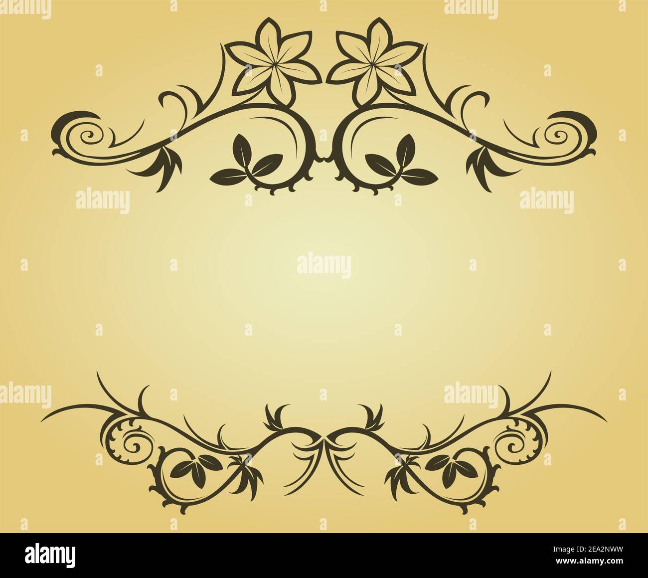 Vintage frame in victorian style for design as a background Stock Vector Image & Art - Alamy