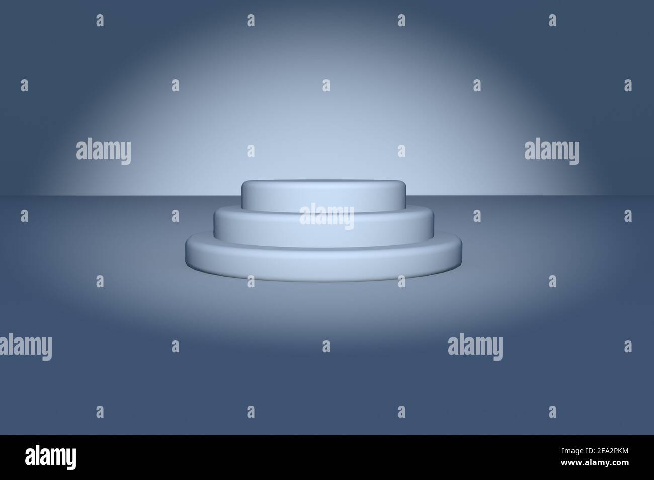 Empty podium for victories, horizontal image, 3d rendering Stock Photo ...