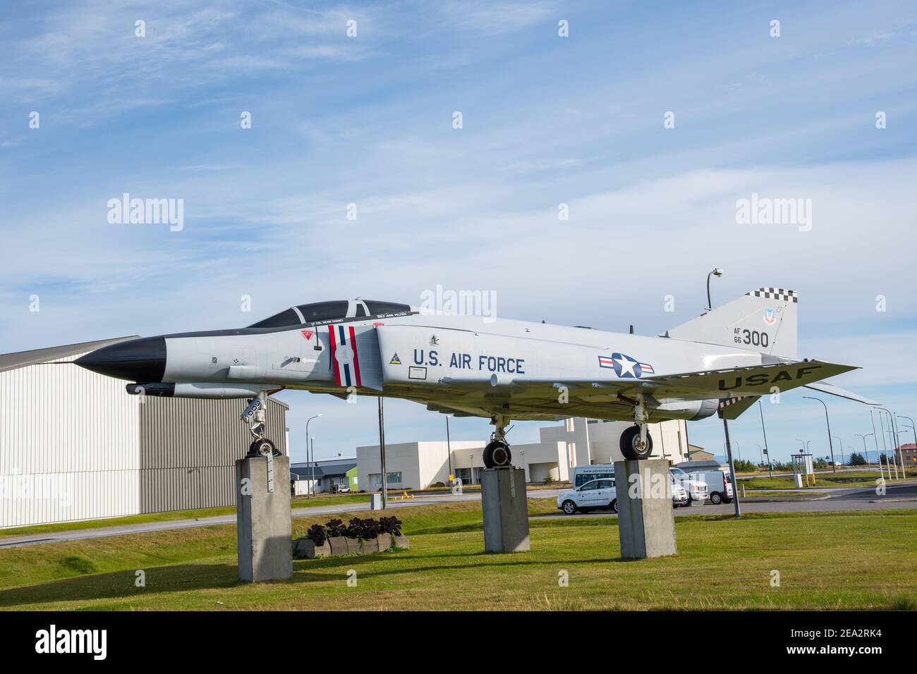 Keflavik Airport Iceland - September 5. 2020: U.S. Air Force Phantom F4 ...