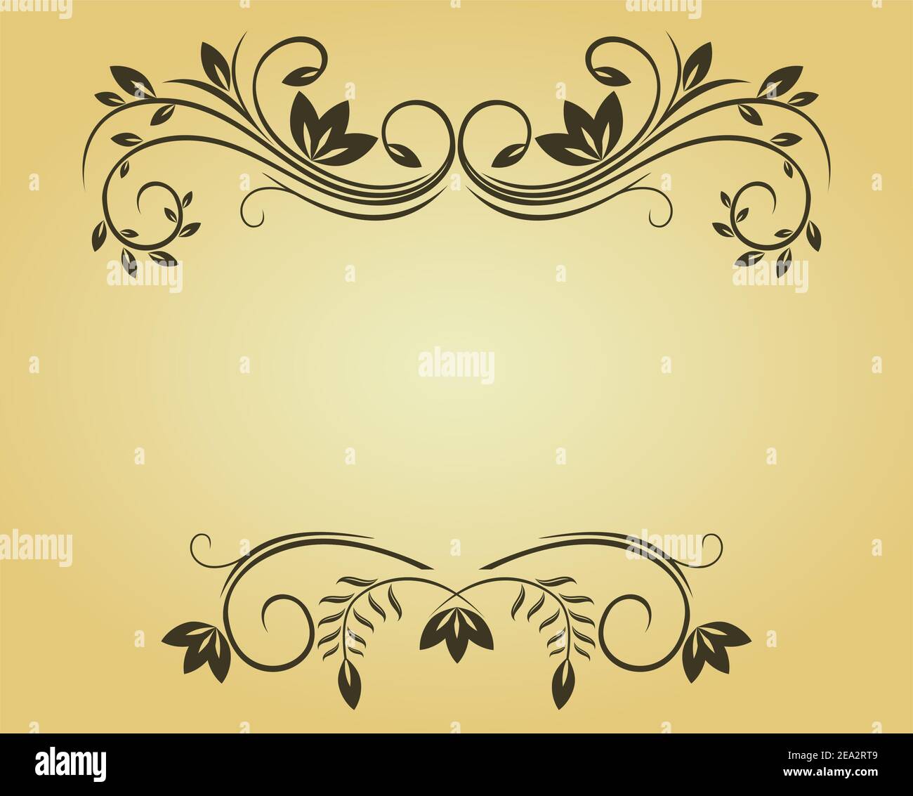 Vintage frame in victorian style for design as a background Stock ...