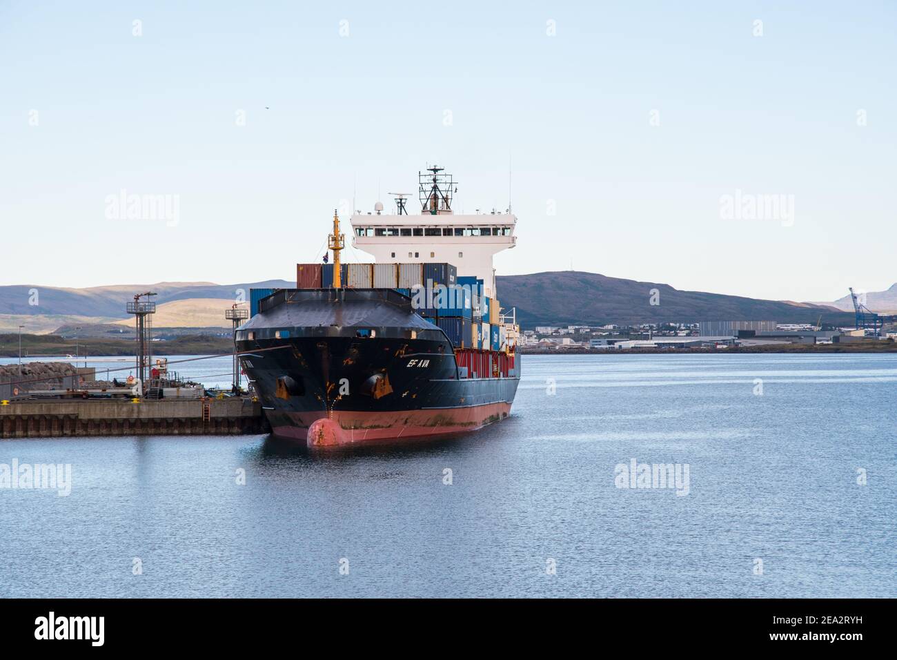 Port of reykjavik eimskip hi-res stock photography and images - Alamy