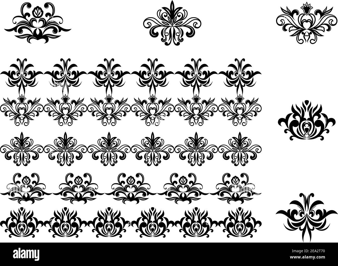Brocade borders Stock Vector Images - Alamy