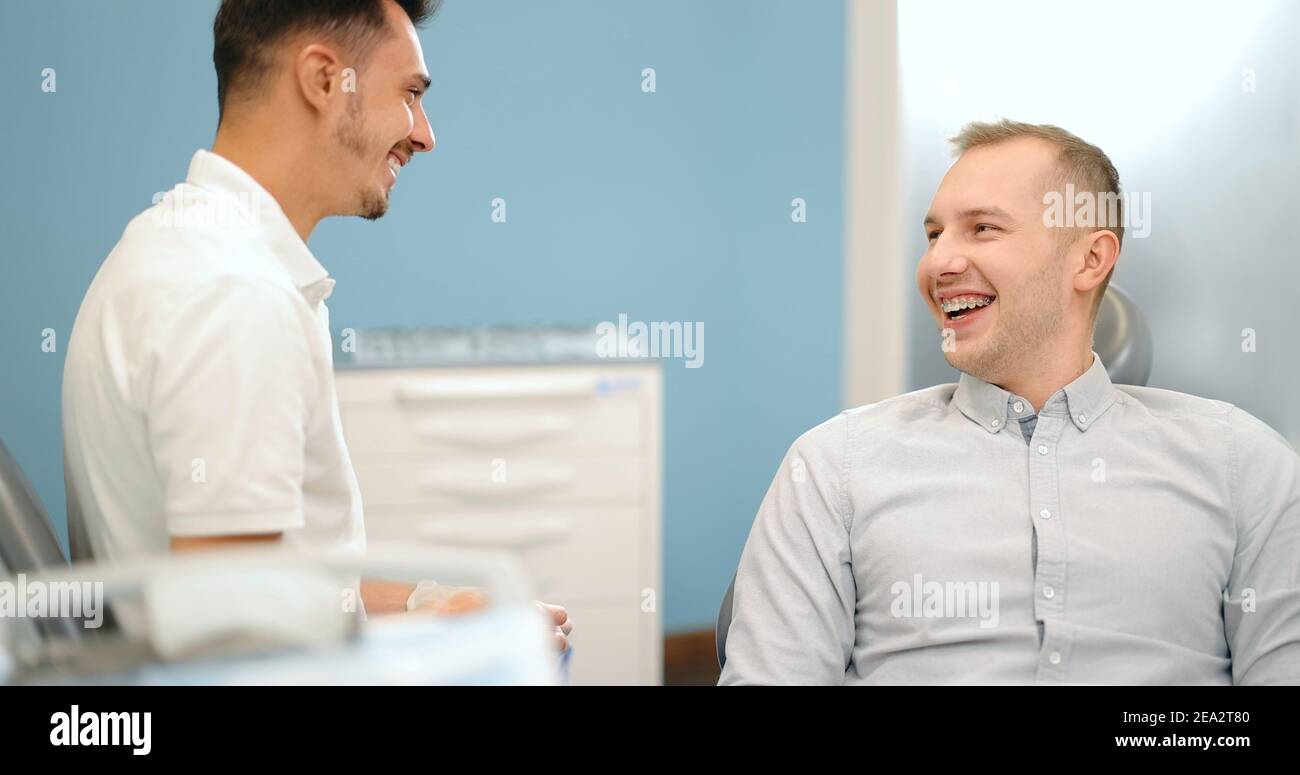 Happy male patient hi-res stock photography and images - Alamy