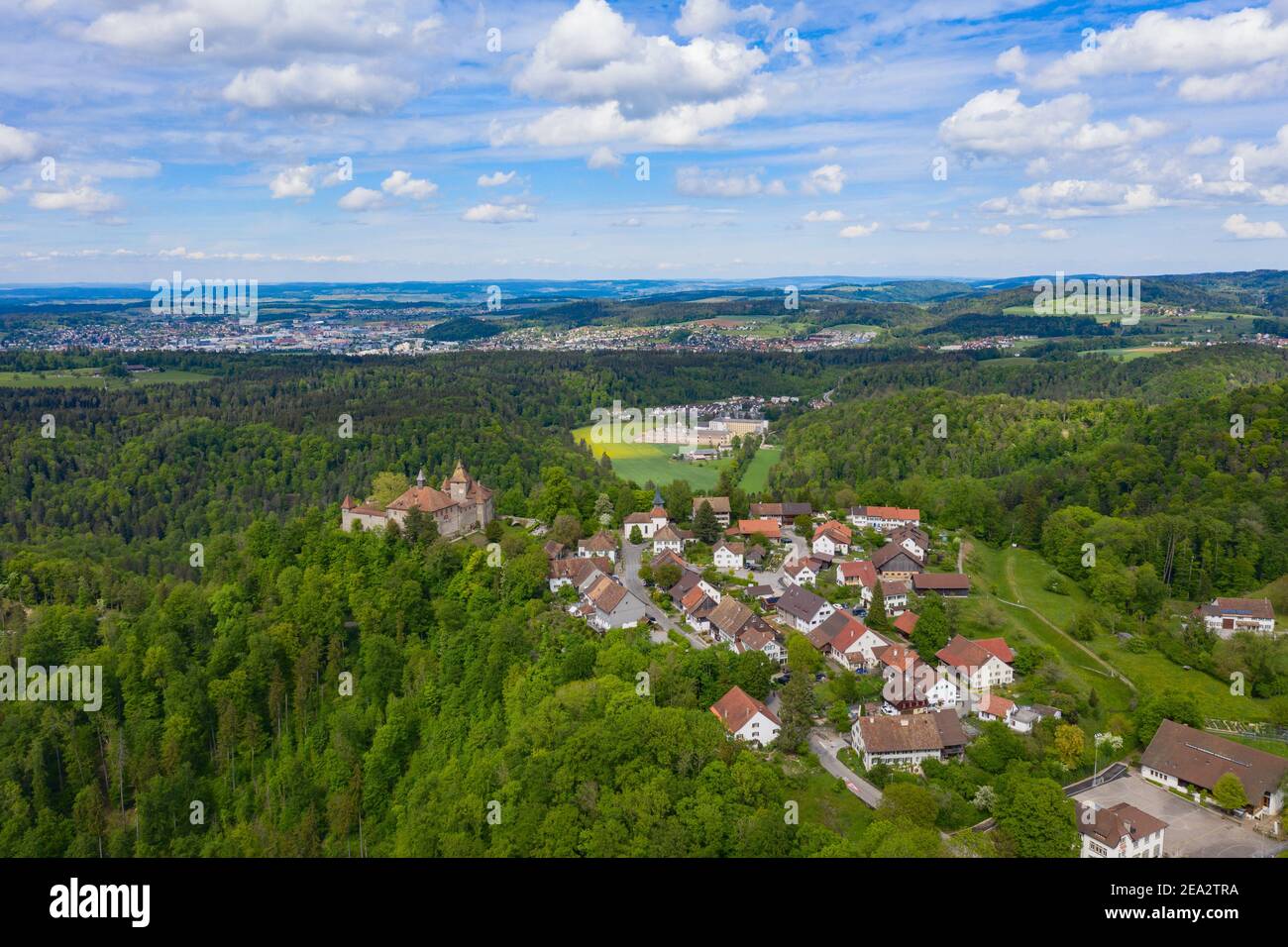 Kyburg castle located between Zurich and Winterthur, Switzerland Stock ...