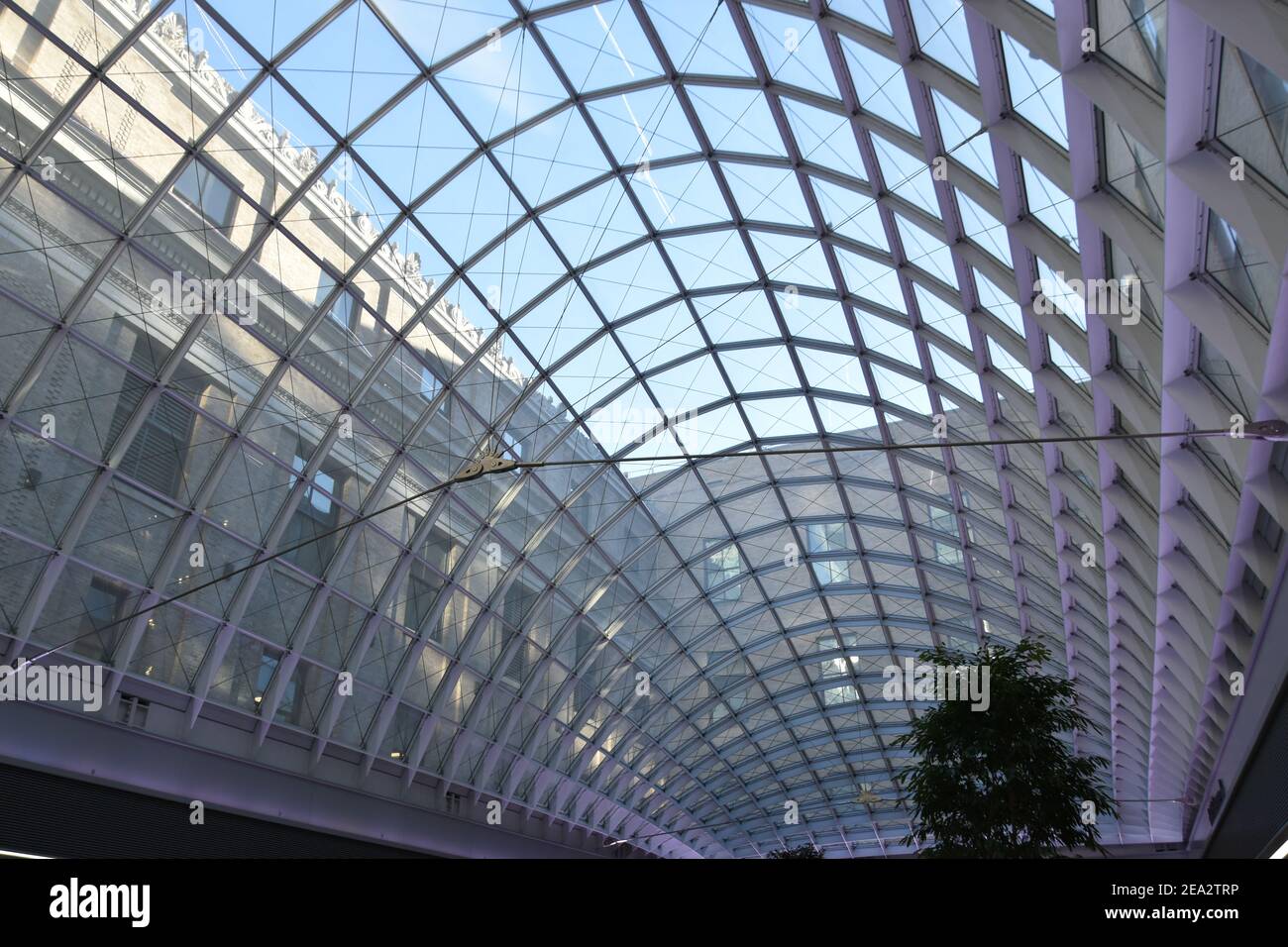 The brand new Moynihan Train Hall at Penn Station, Midtown Manhattan ...