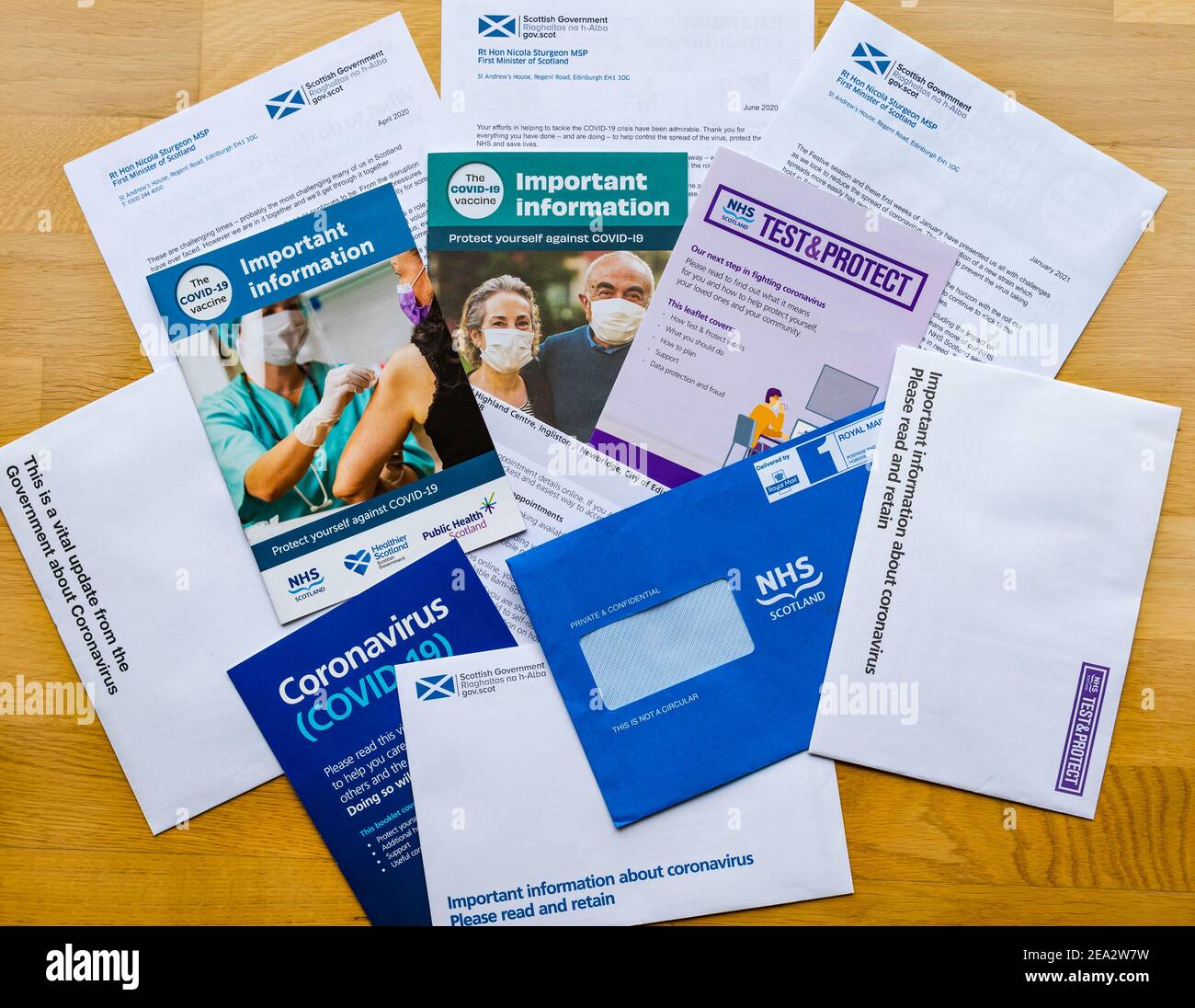 Blue envelope nhs hi-res stock photography and images - Alamy