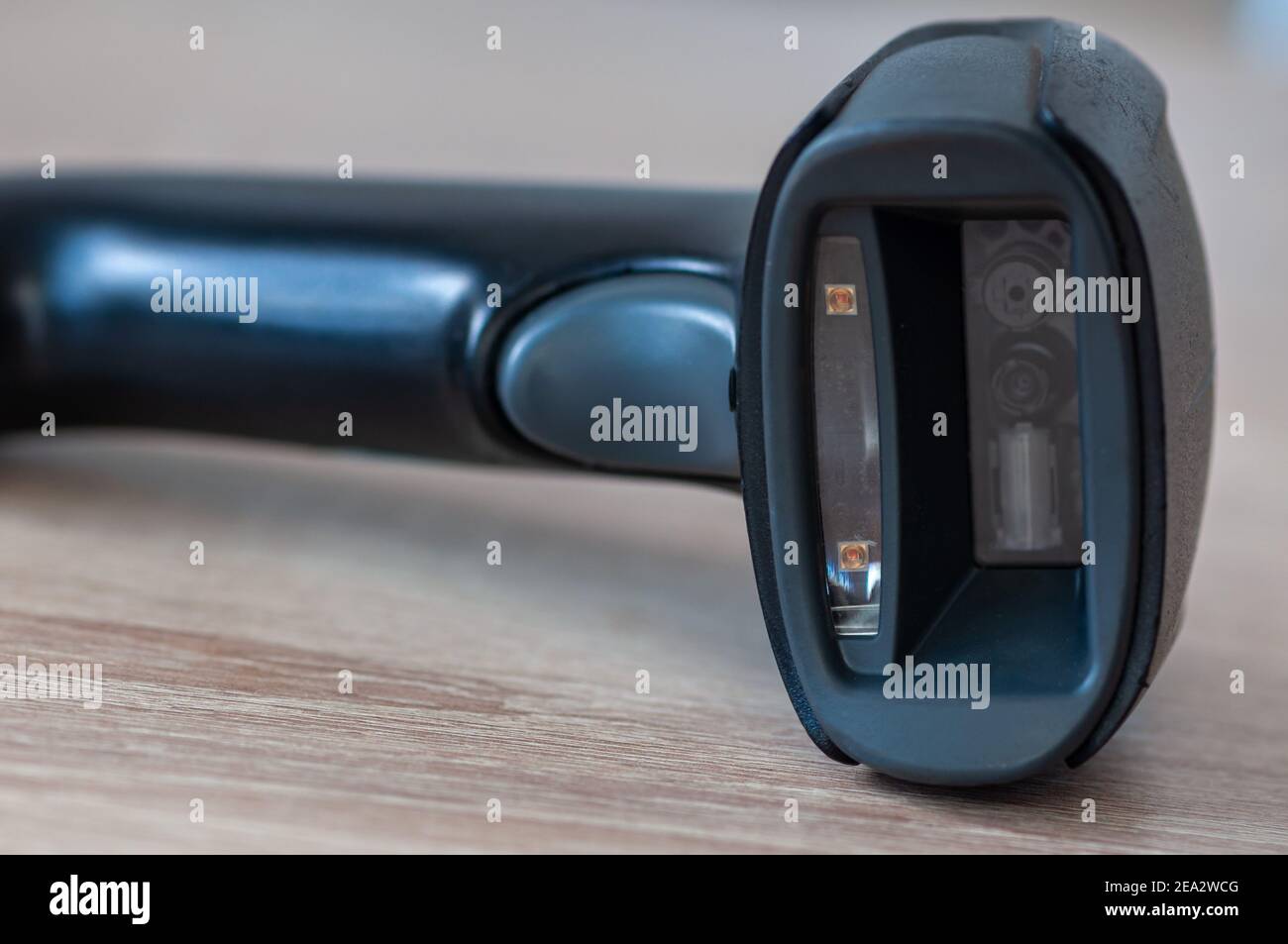 Handheld barcode laser reader scanner device equipment hi-res stock ...