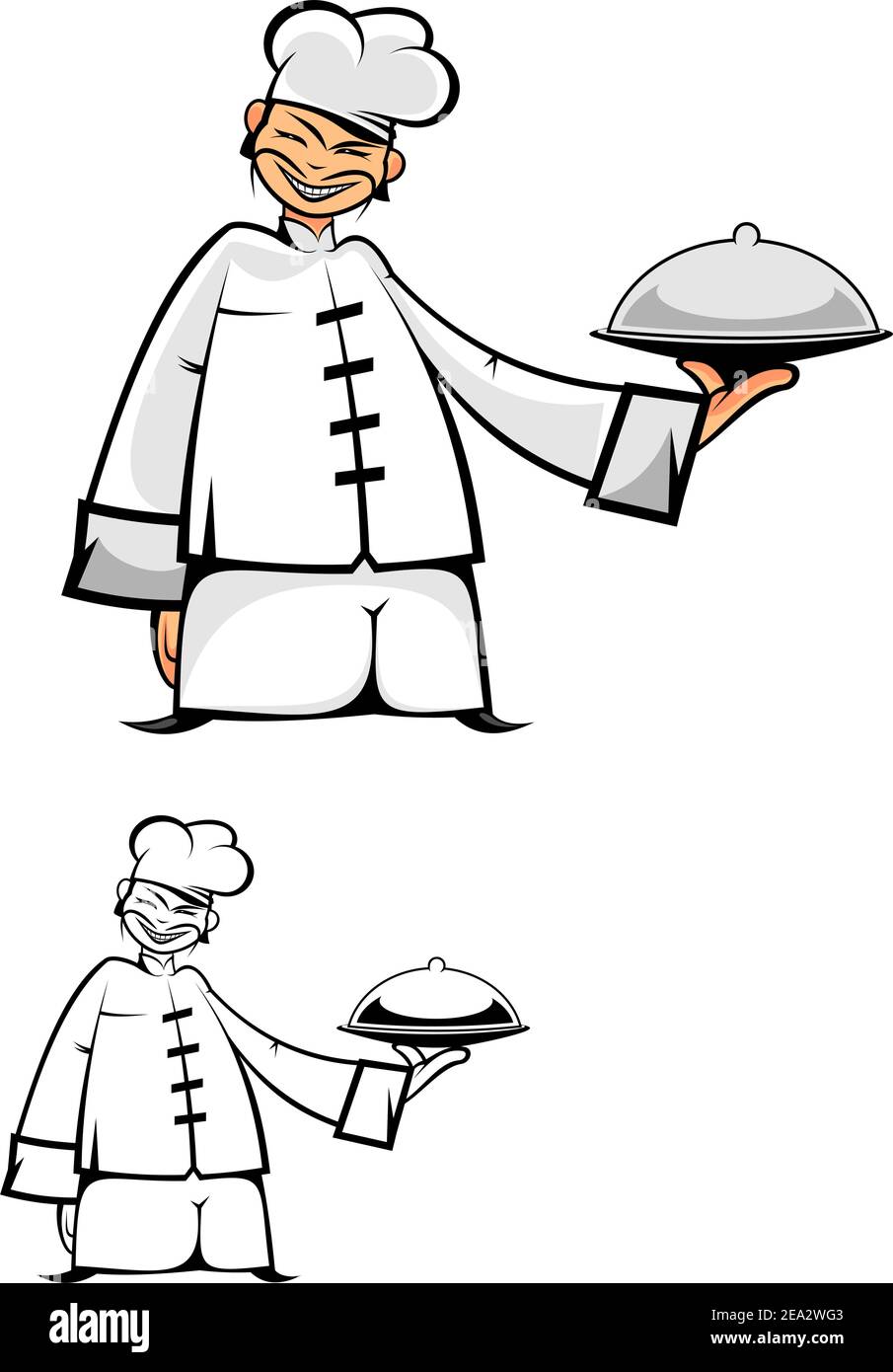 Chinese chef Stock Vector Images - Alamy