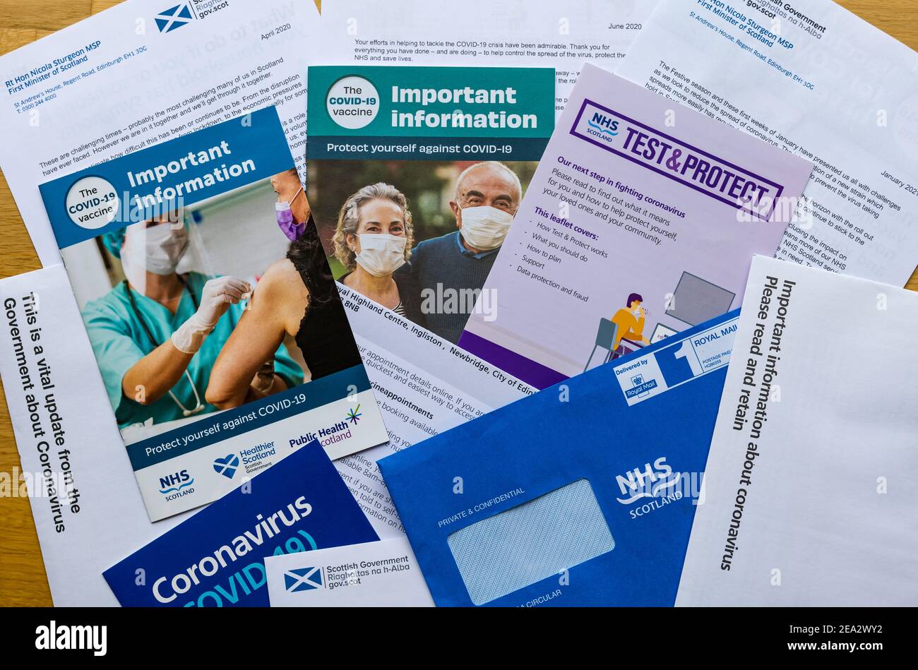 UK and Scottish Government advice leaflets, letters & vaccine ...