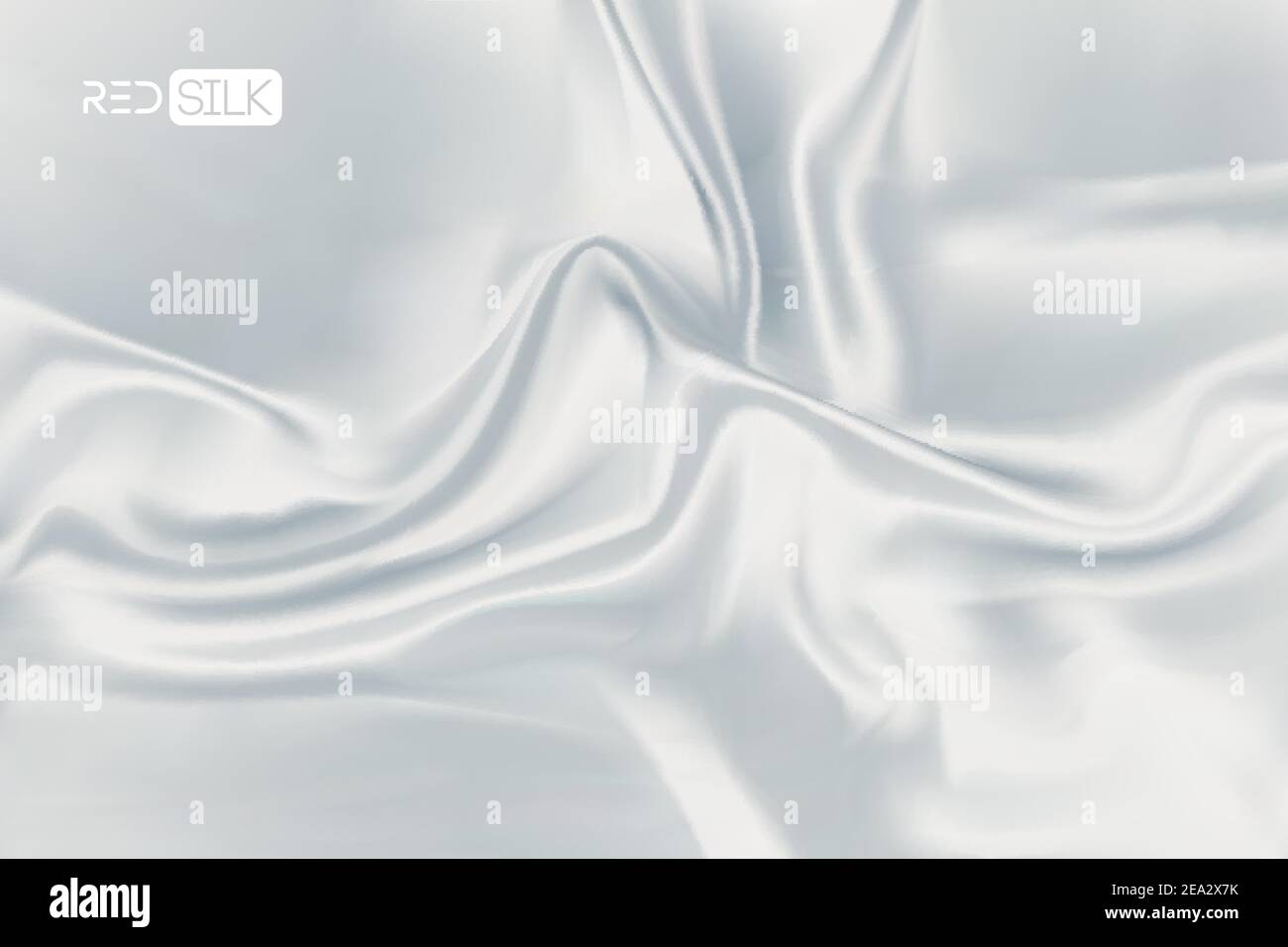 Closeup of ripples in red silk fabric Stock Vector Image & Art - Alamy