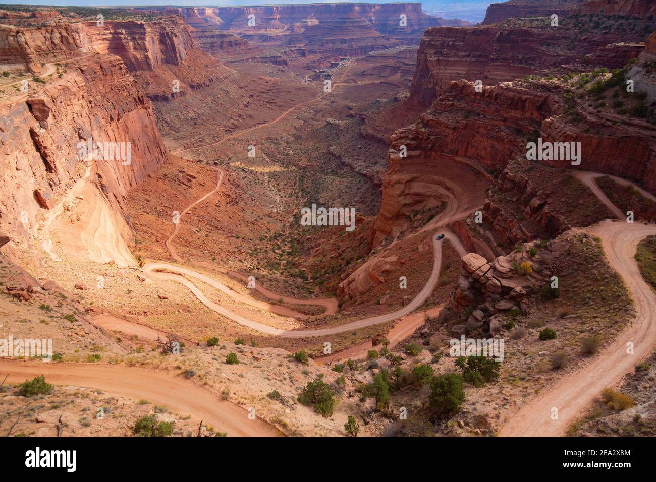 "Dead horse" state park near the Canyonlands Narional Park in Utah, USA ...