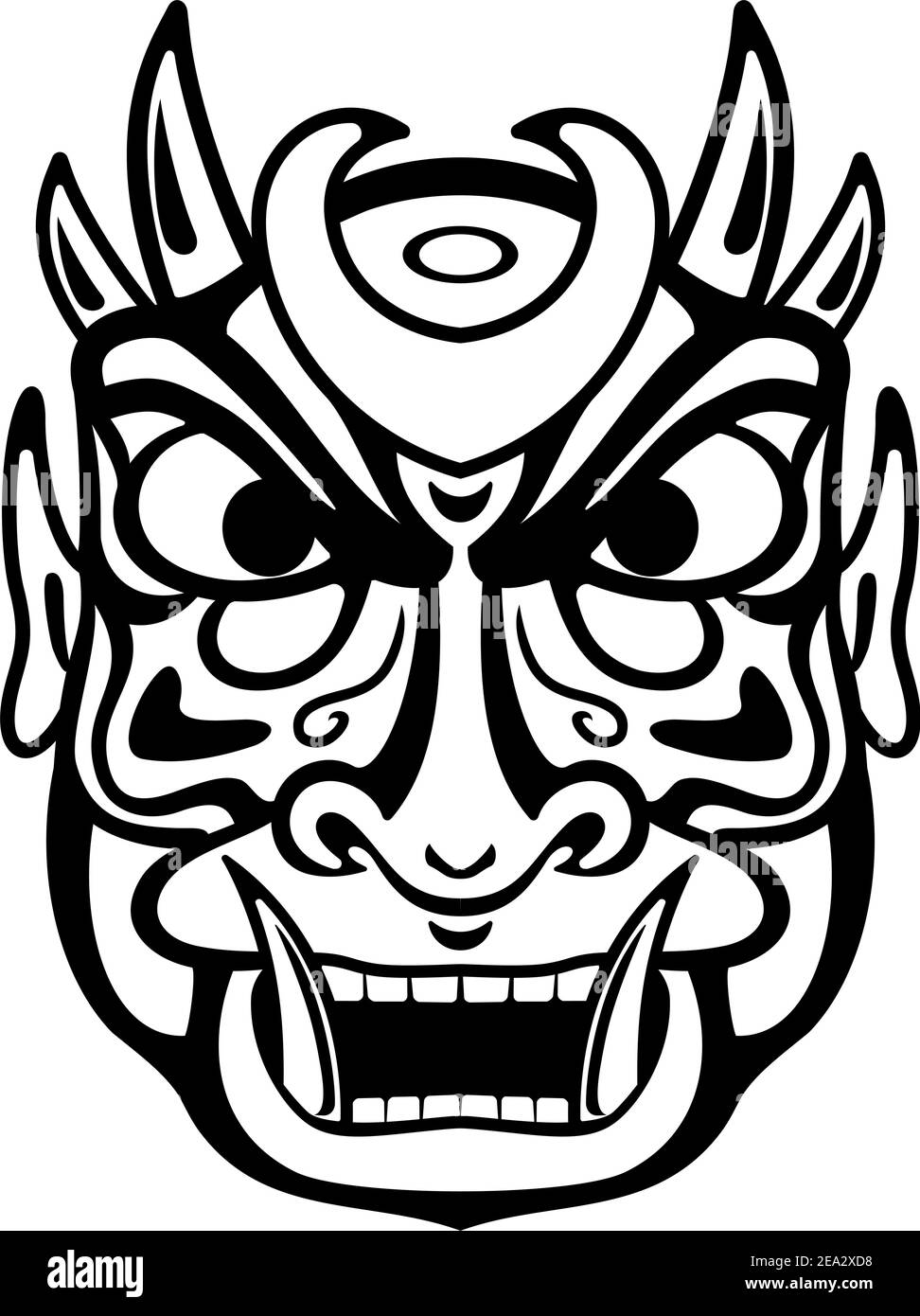 Prehistoric mask Black and White Stock Photos & Images - Alamy