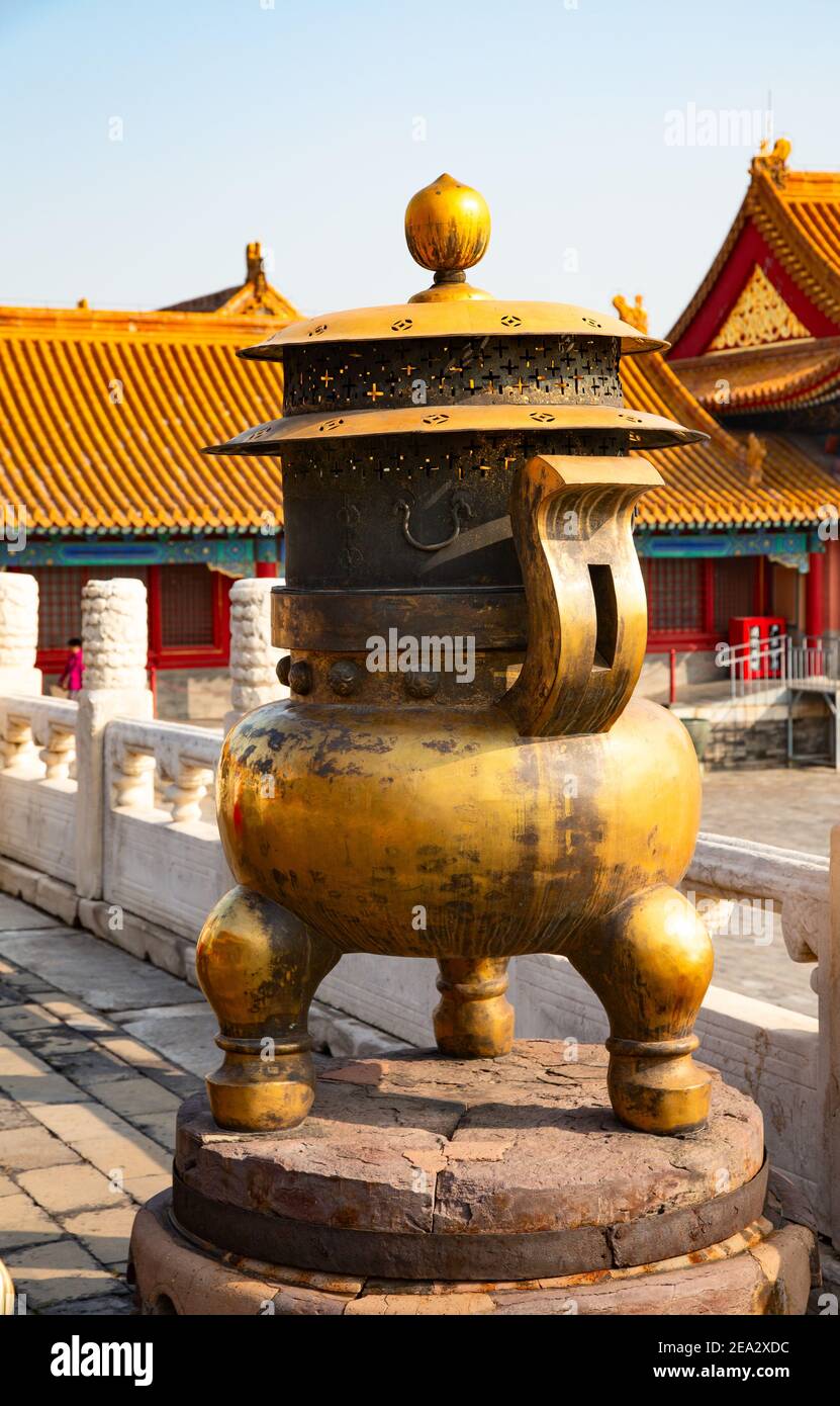 BEIJING, CHINA - OCTOBER 14, 2017: The Forbidden City (Palace museum ...