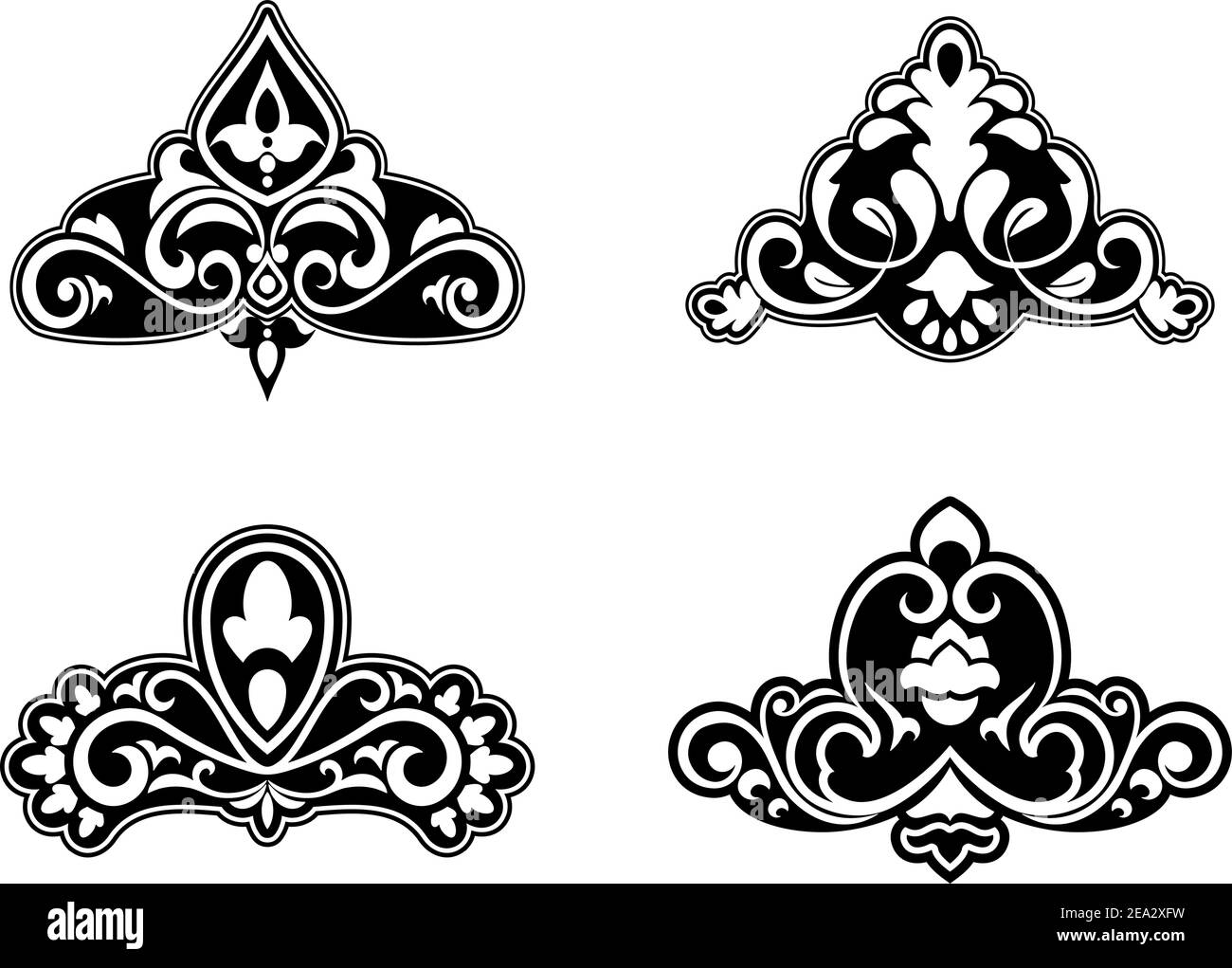 Brocade borders Stock Vector Images - Alamy