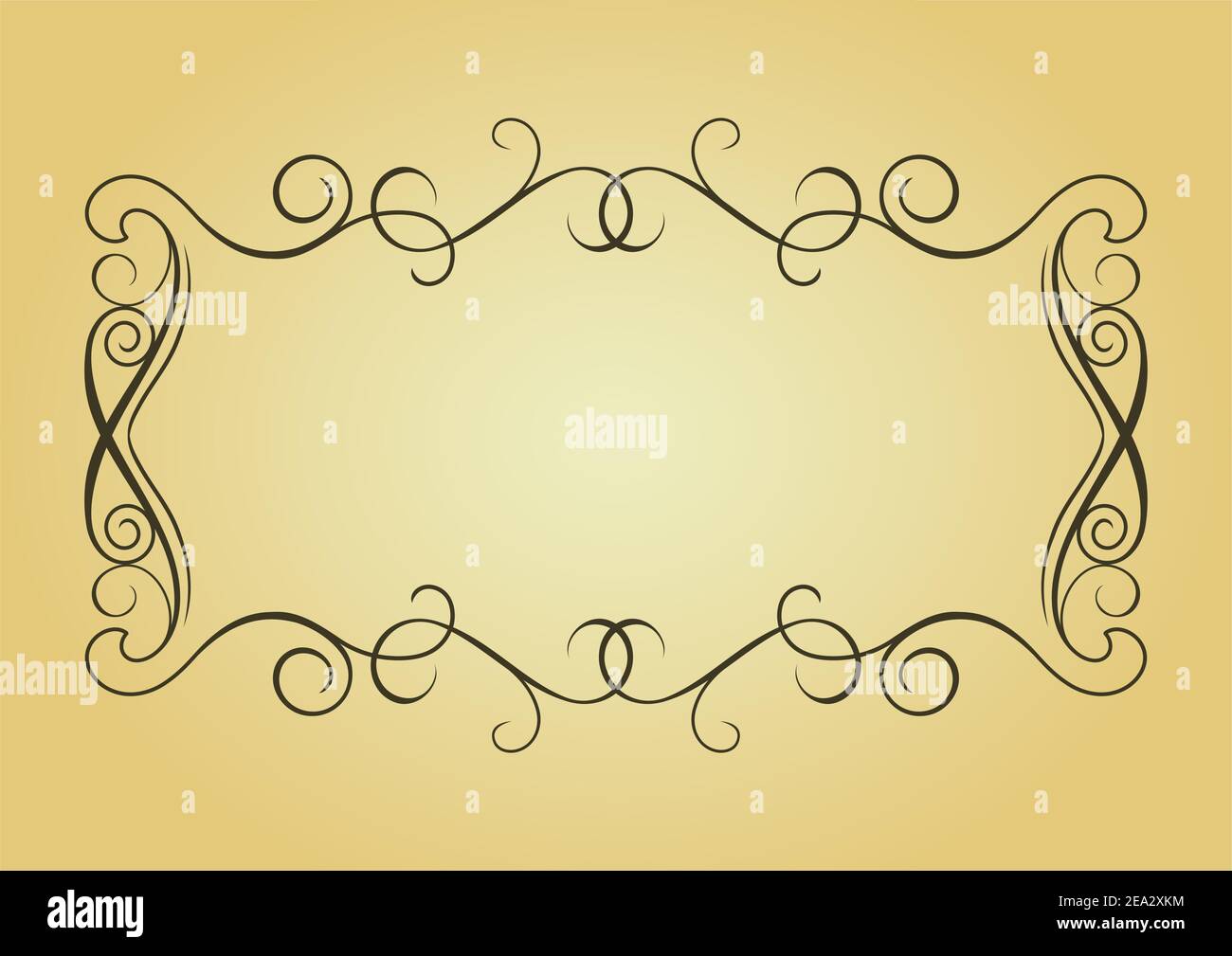 Vintage frame in victorian style for design as a background Stock Vector Image & Art - Alamy